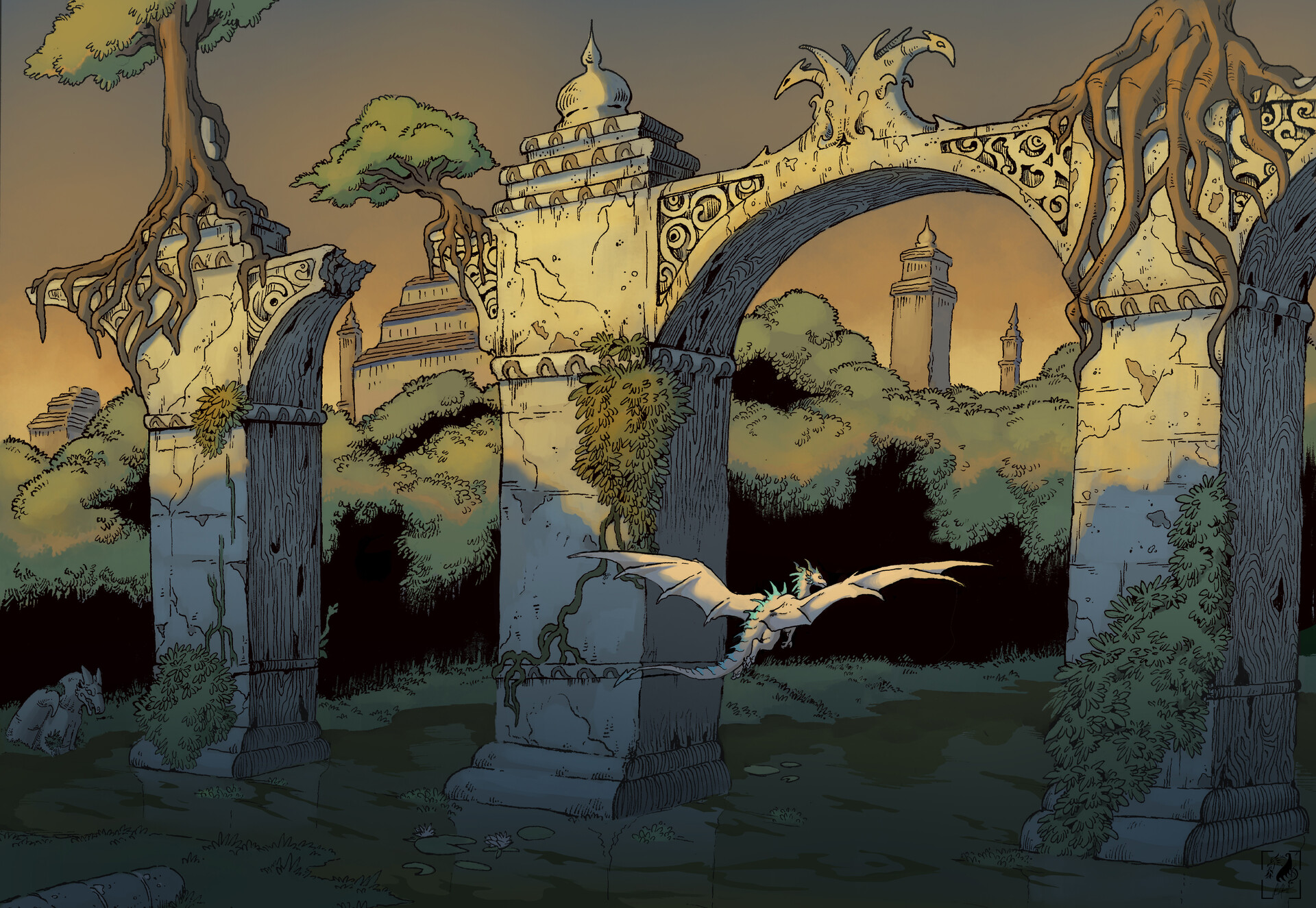 Fernanda Adami - Over ancient ruins