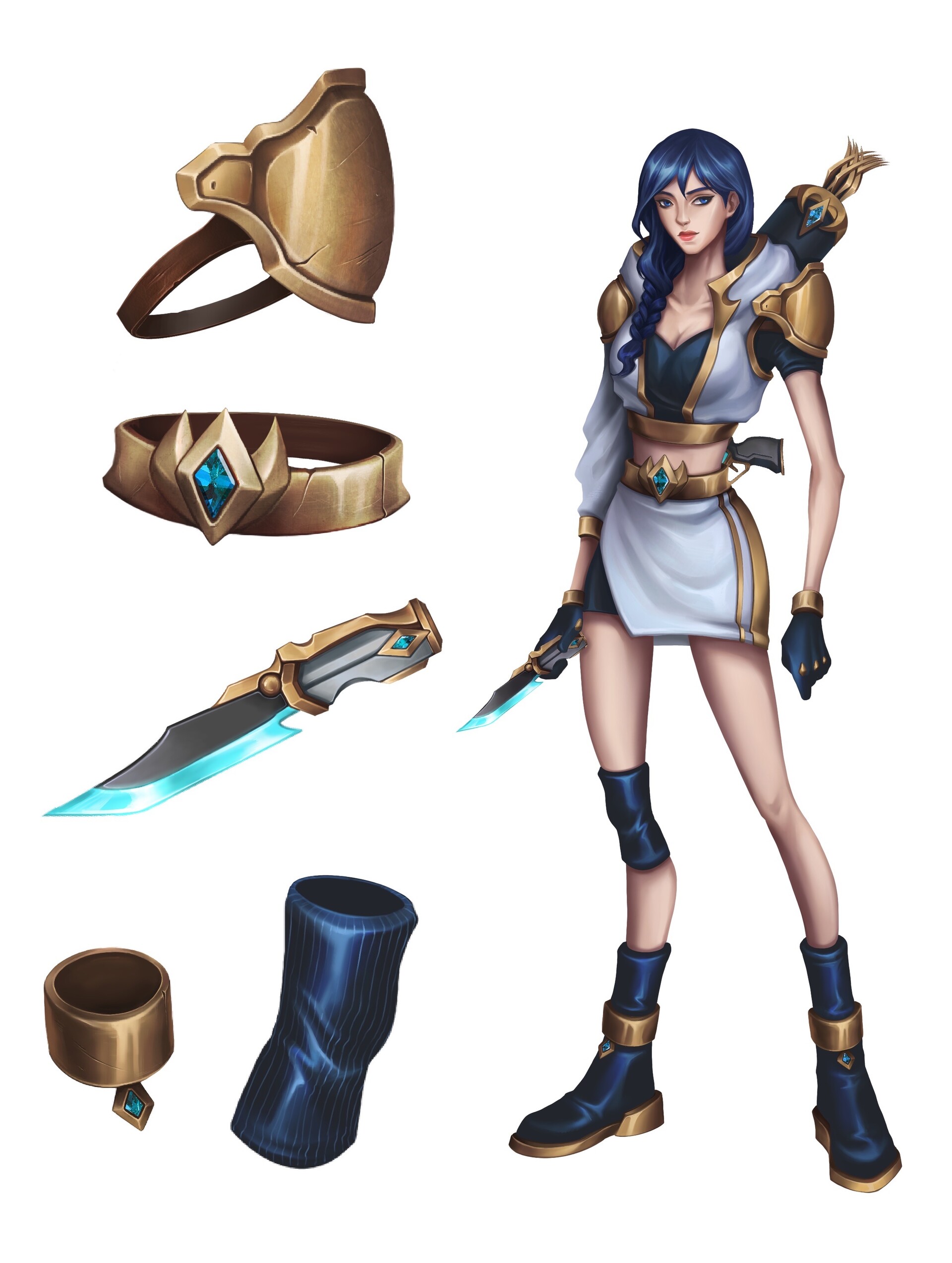 ArtStation - Lara character callouts