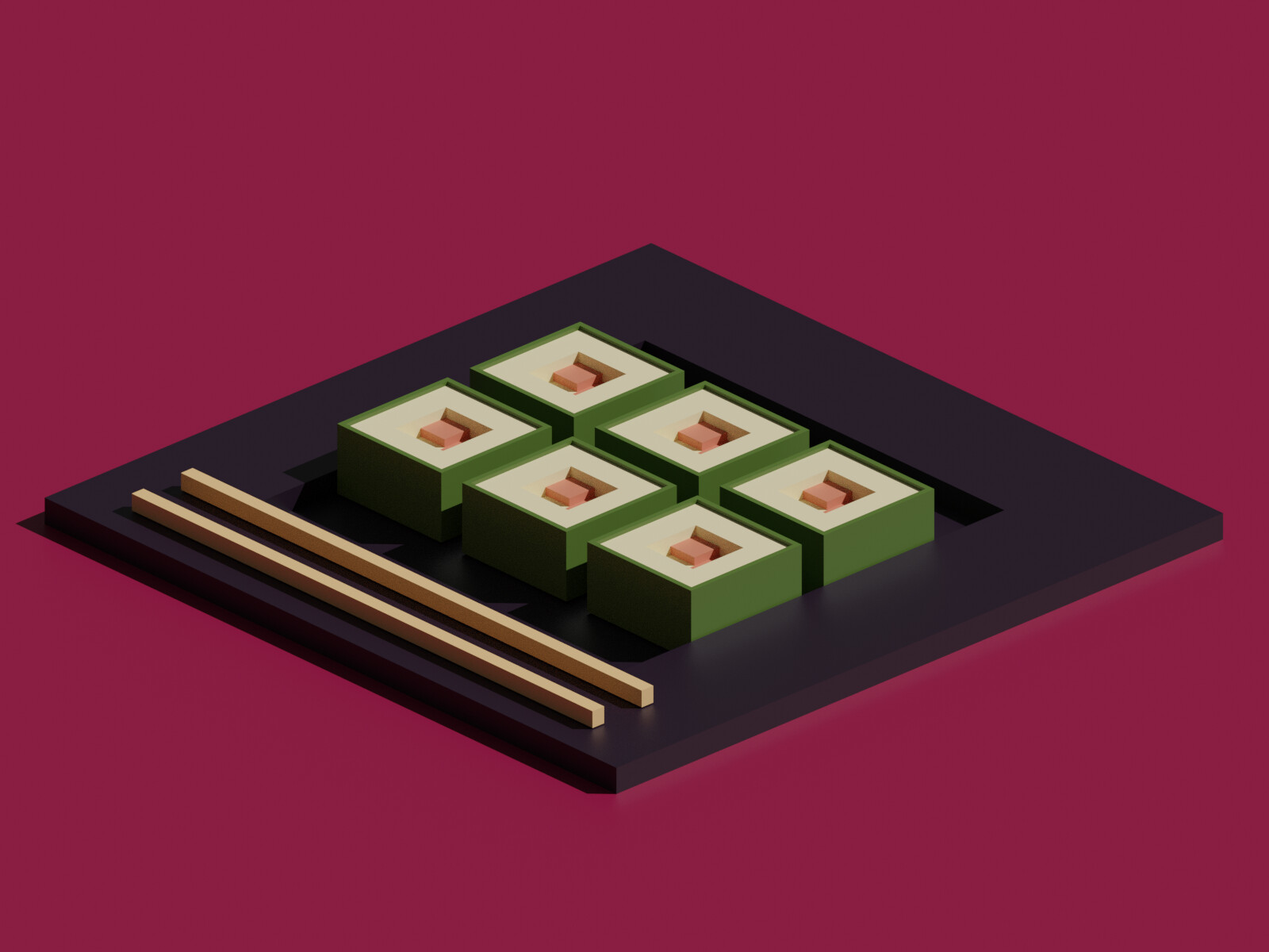 ArtStation - Cubic Sushi