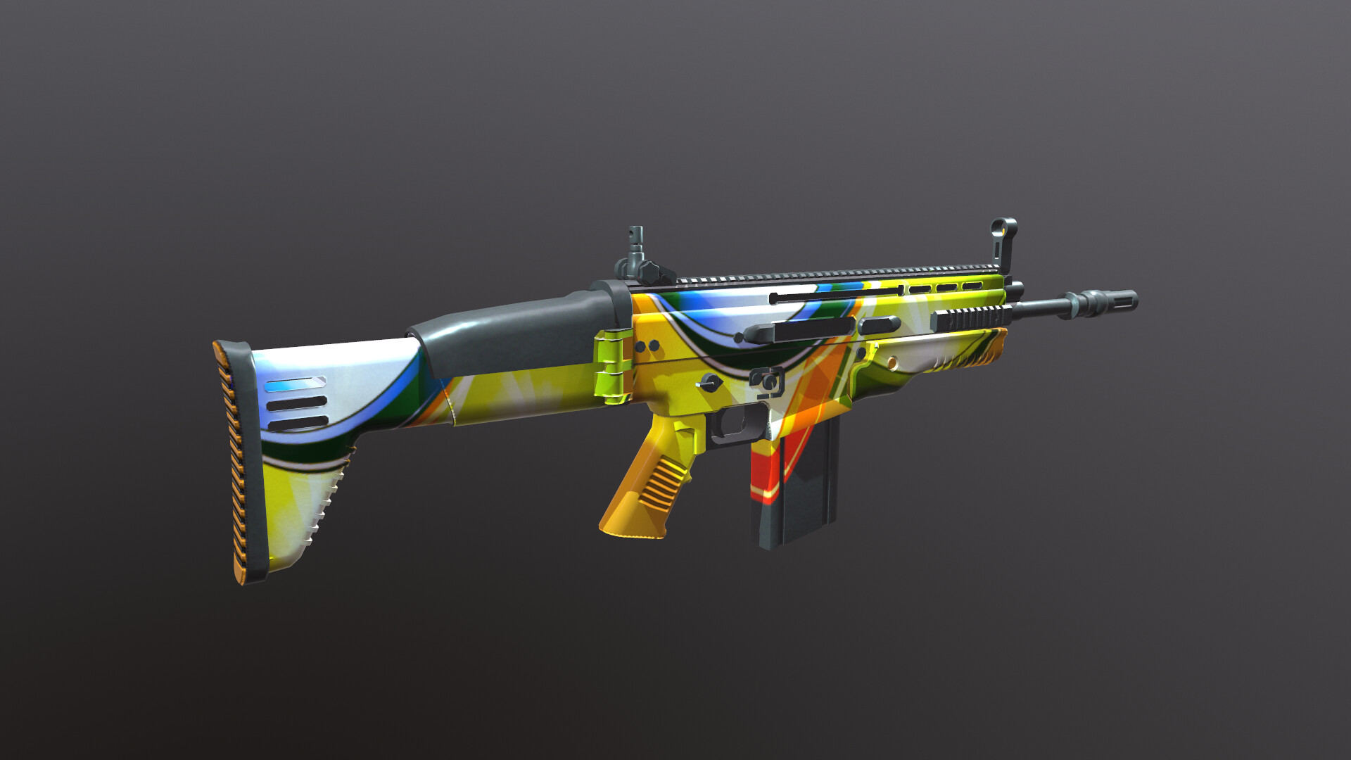 ArtStation - Scarl gun Skin