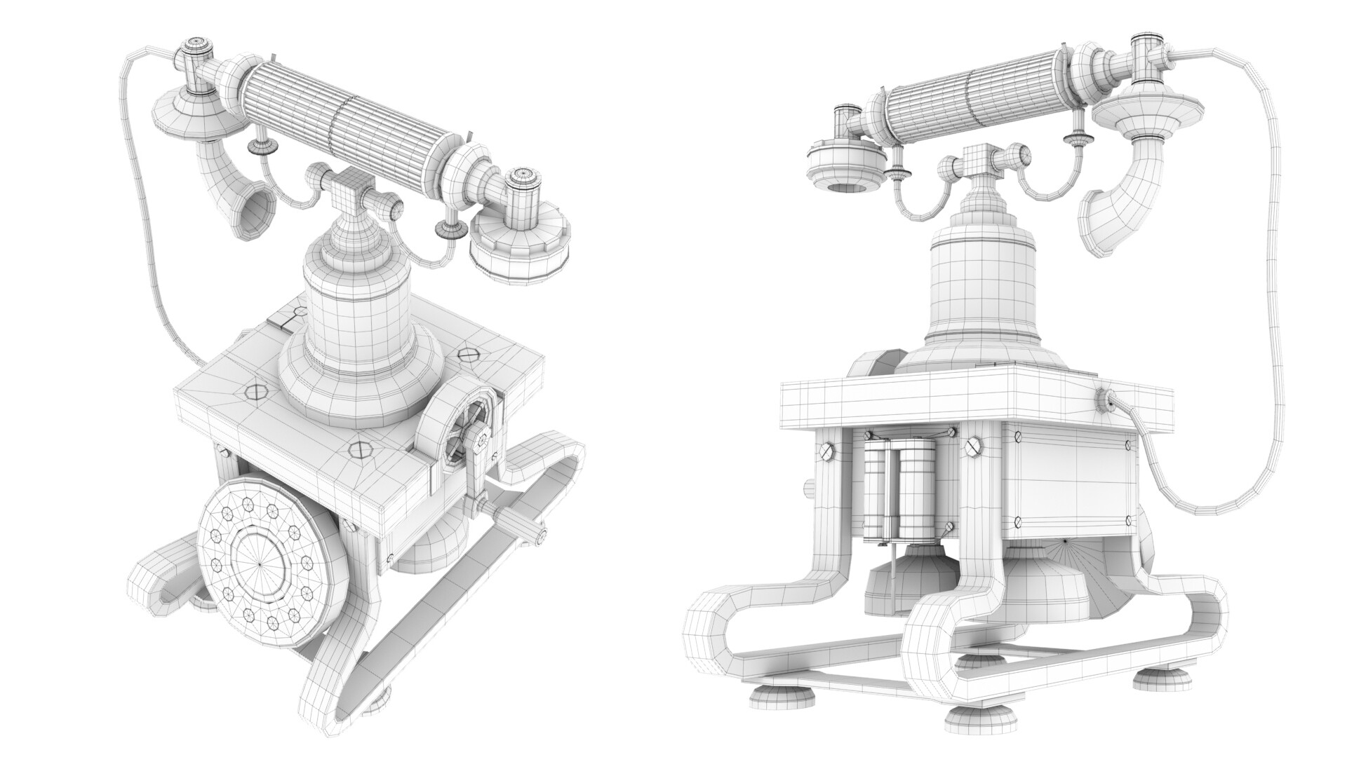 ArtStation - Prop Telephone