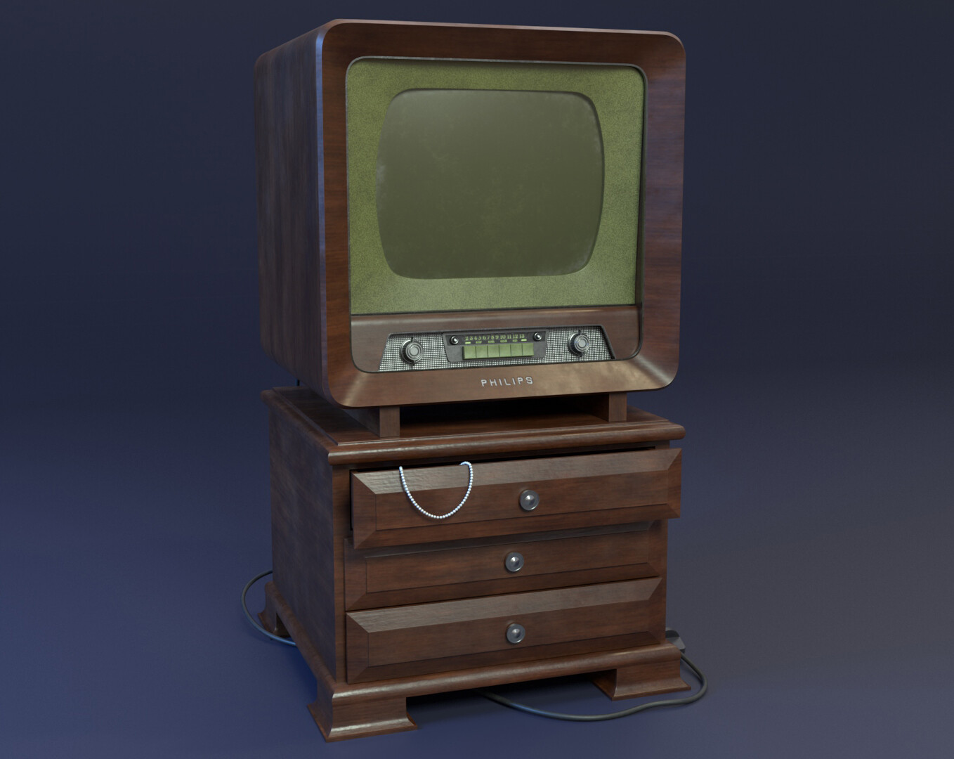 ArtStation - Old tv 3D
