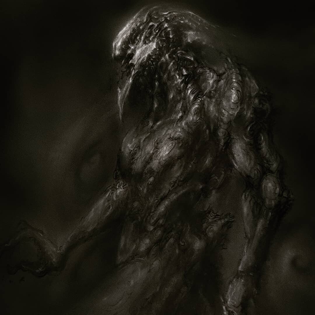 ArtStation - Demon painting