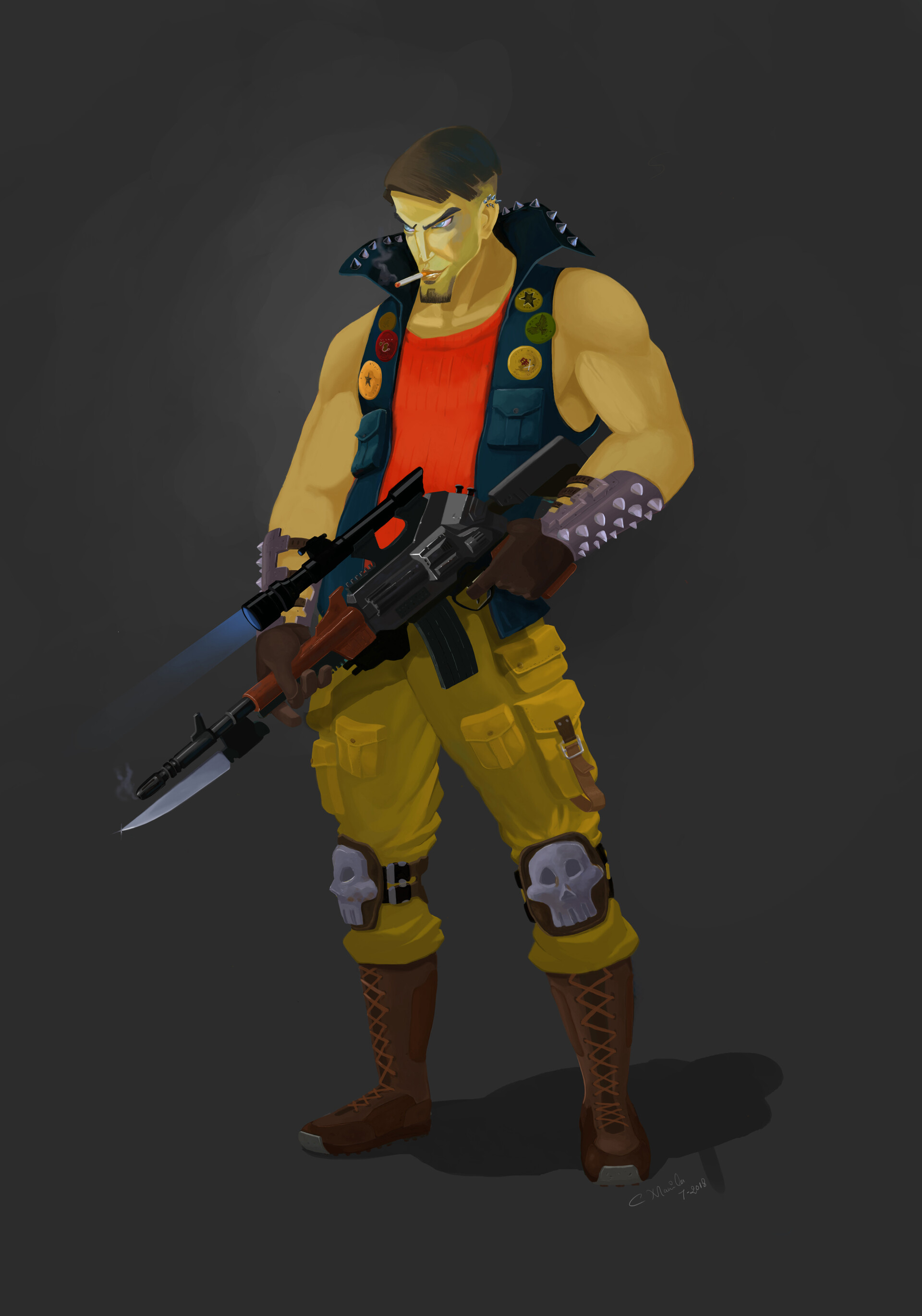 ArtStation - character Design Sniper.