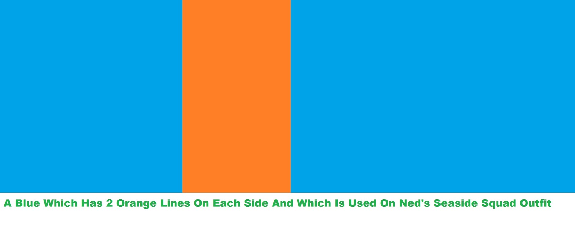 ArtStation - A Blue Which Has 2 Orange Lines On Each Side And Which Is ...