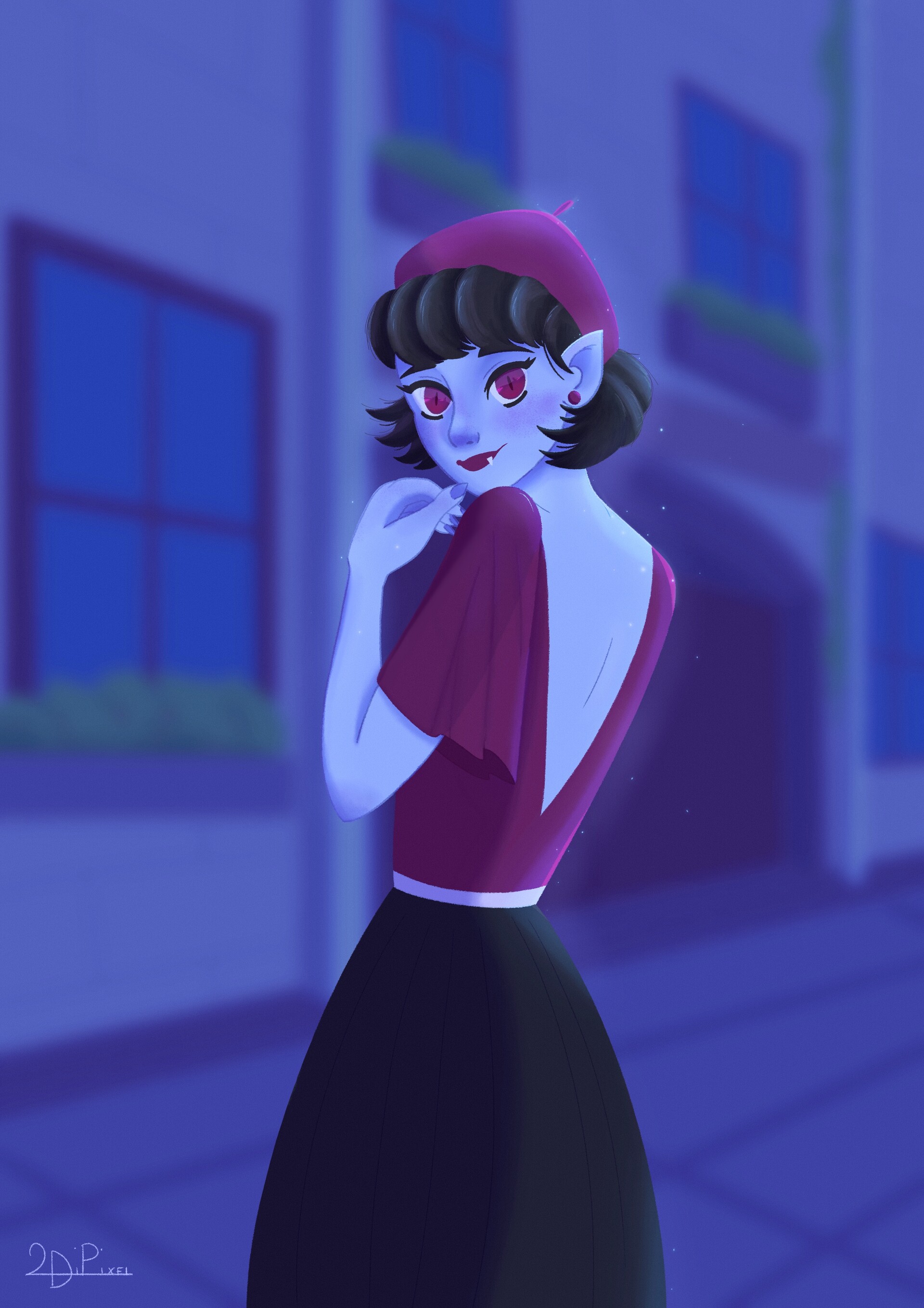 ArtStation - Vampire lady