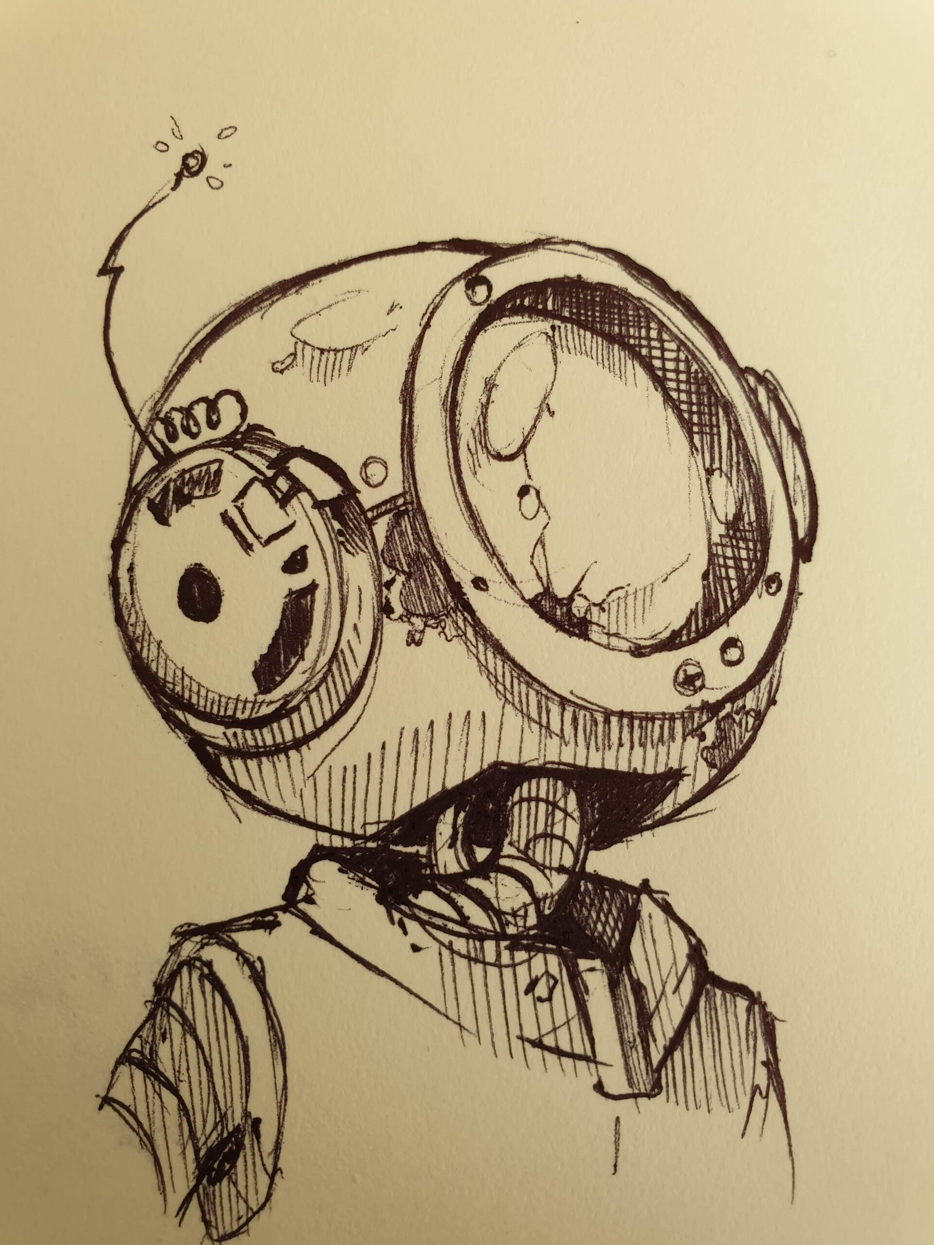 ArtStation - Robot Sketch