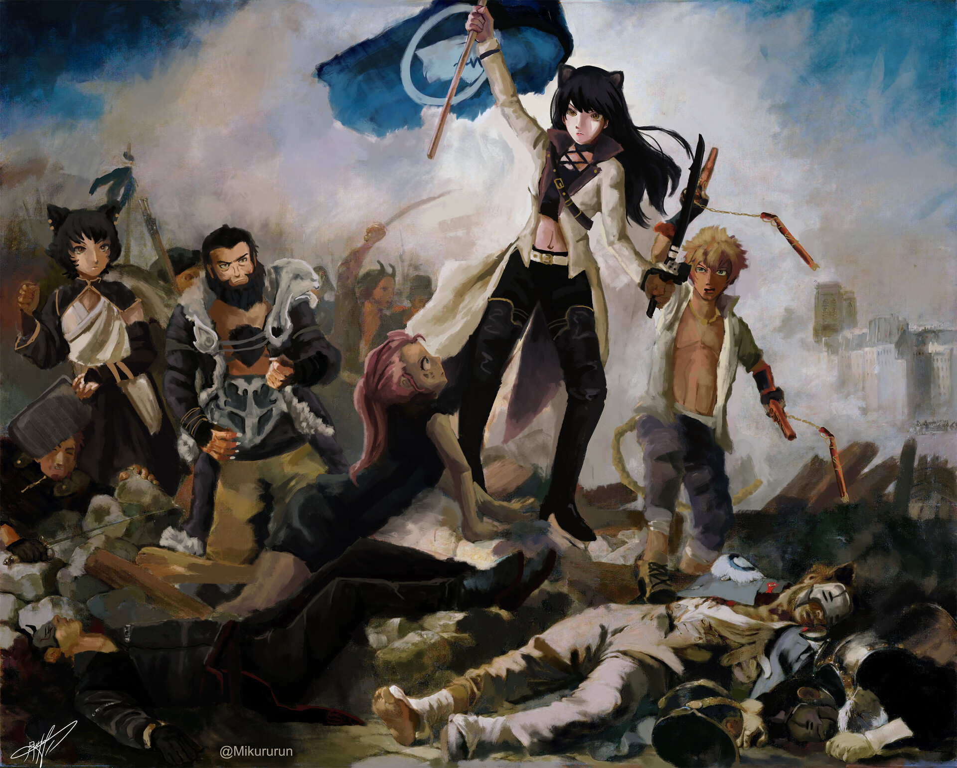 Michelle Lambrecht Villaflor - Classic redraws RWBY collection