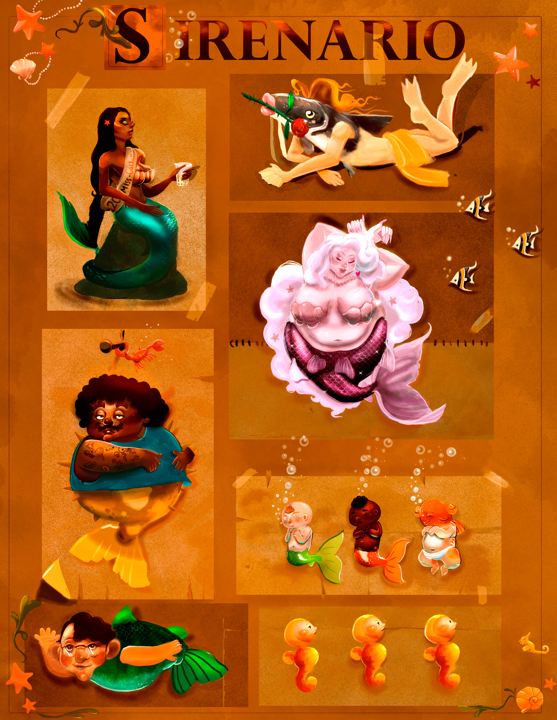 ArtStation - Mermaid Bestiary