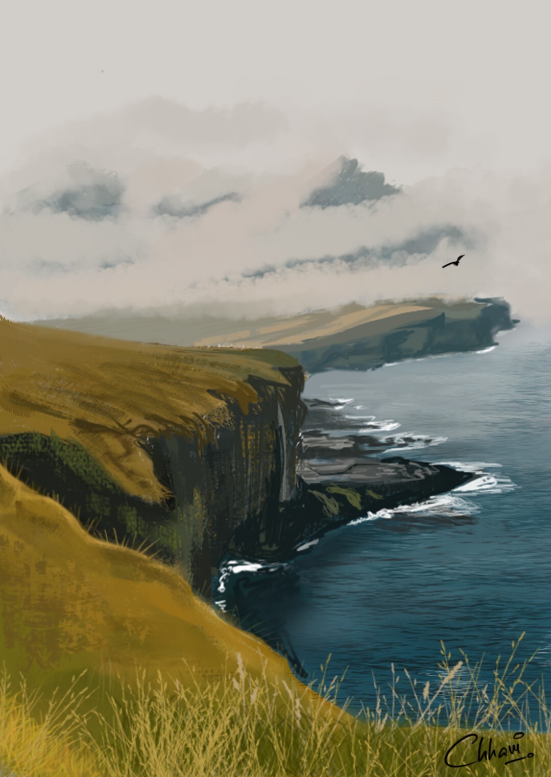 ArtStation - Northern Isle Landscape Study