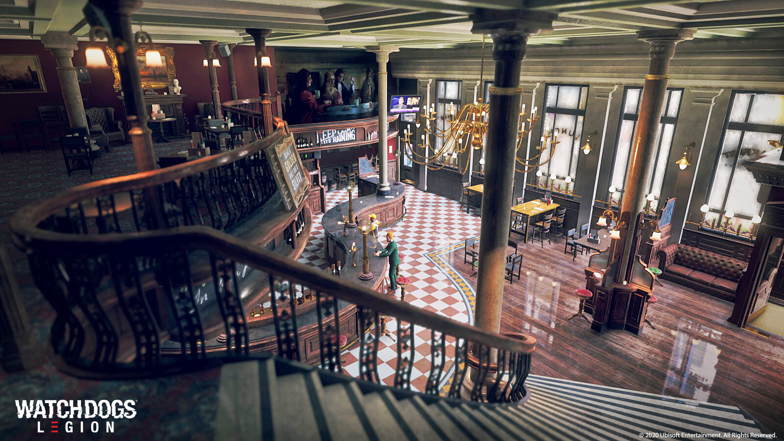 Lilian Chow - Watch Dogs Legion : Three Hawker Boys Pub + WIP shots