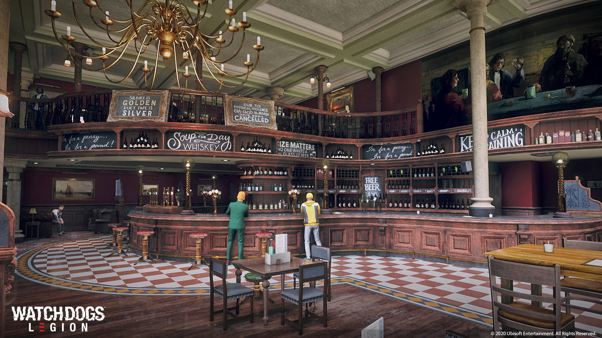 Lilian Chow - Watch Dogs Legion : Three Hawker Boys Pub + WIP shots