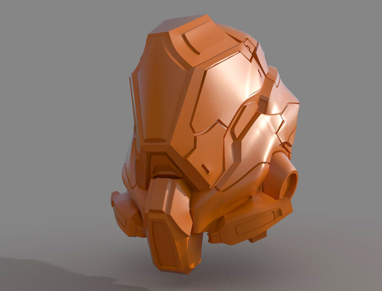 ArtStation - Halo Rogue Helmet