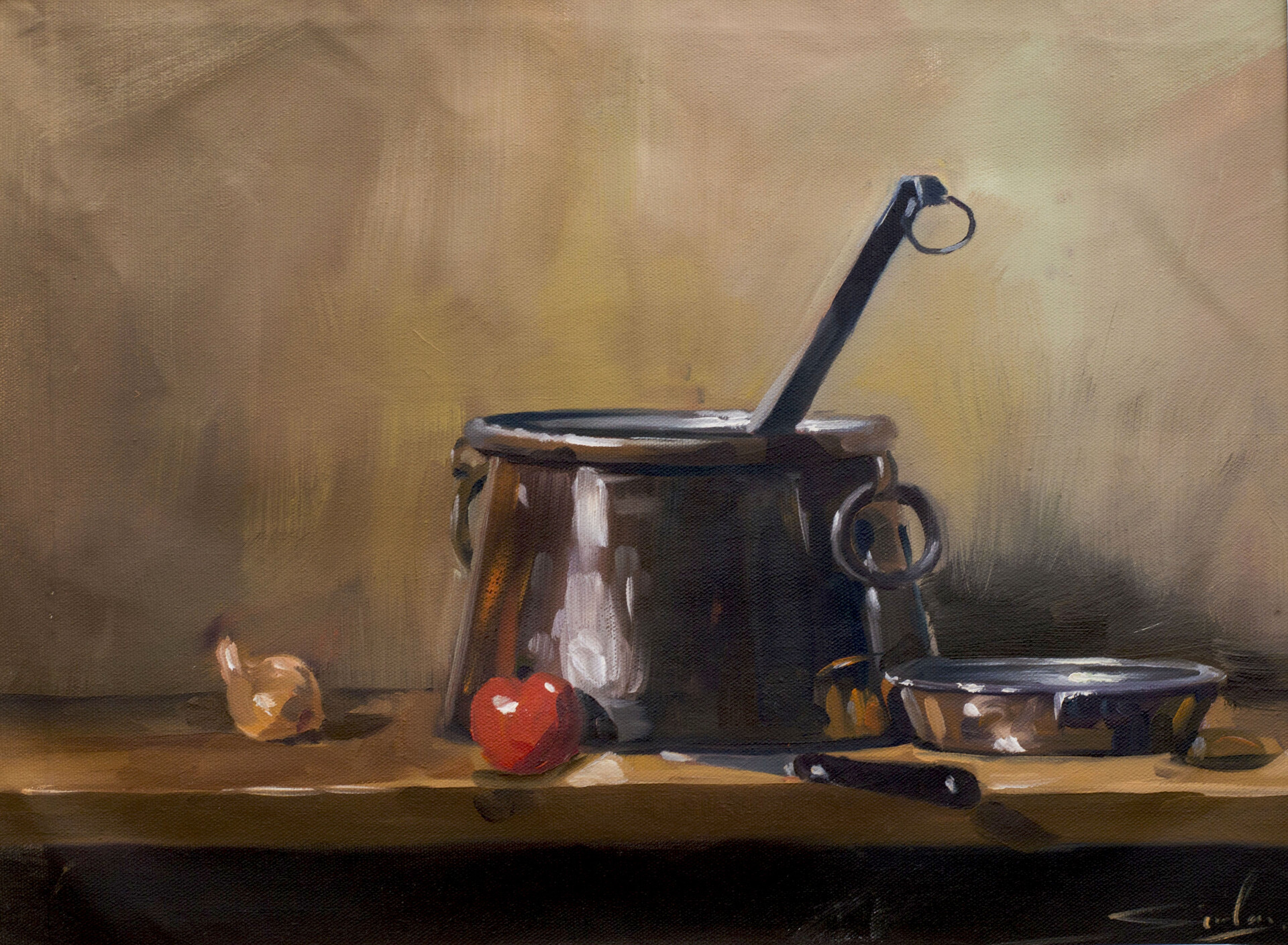 ArtStation - still life oil study