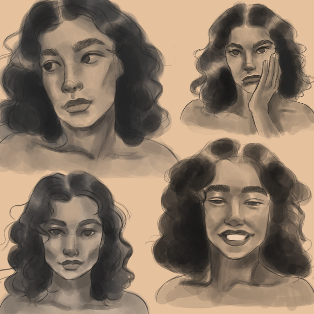 ArtStation - Expressions studies