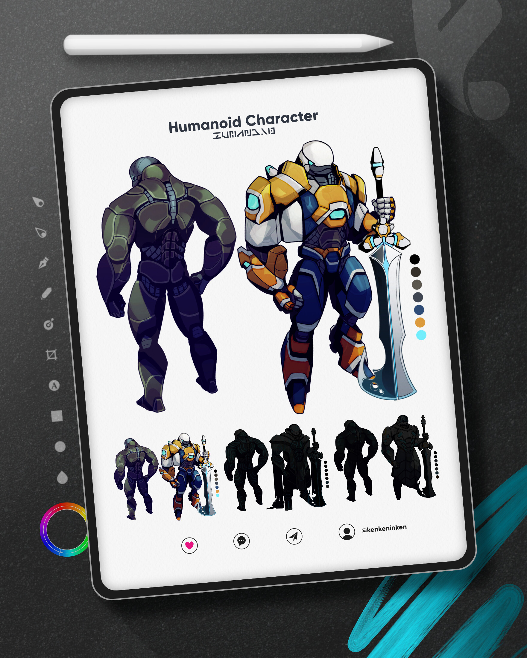 ArtStation - 70th commissions - Humanoid Character