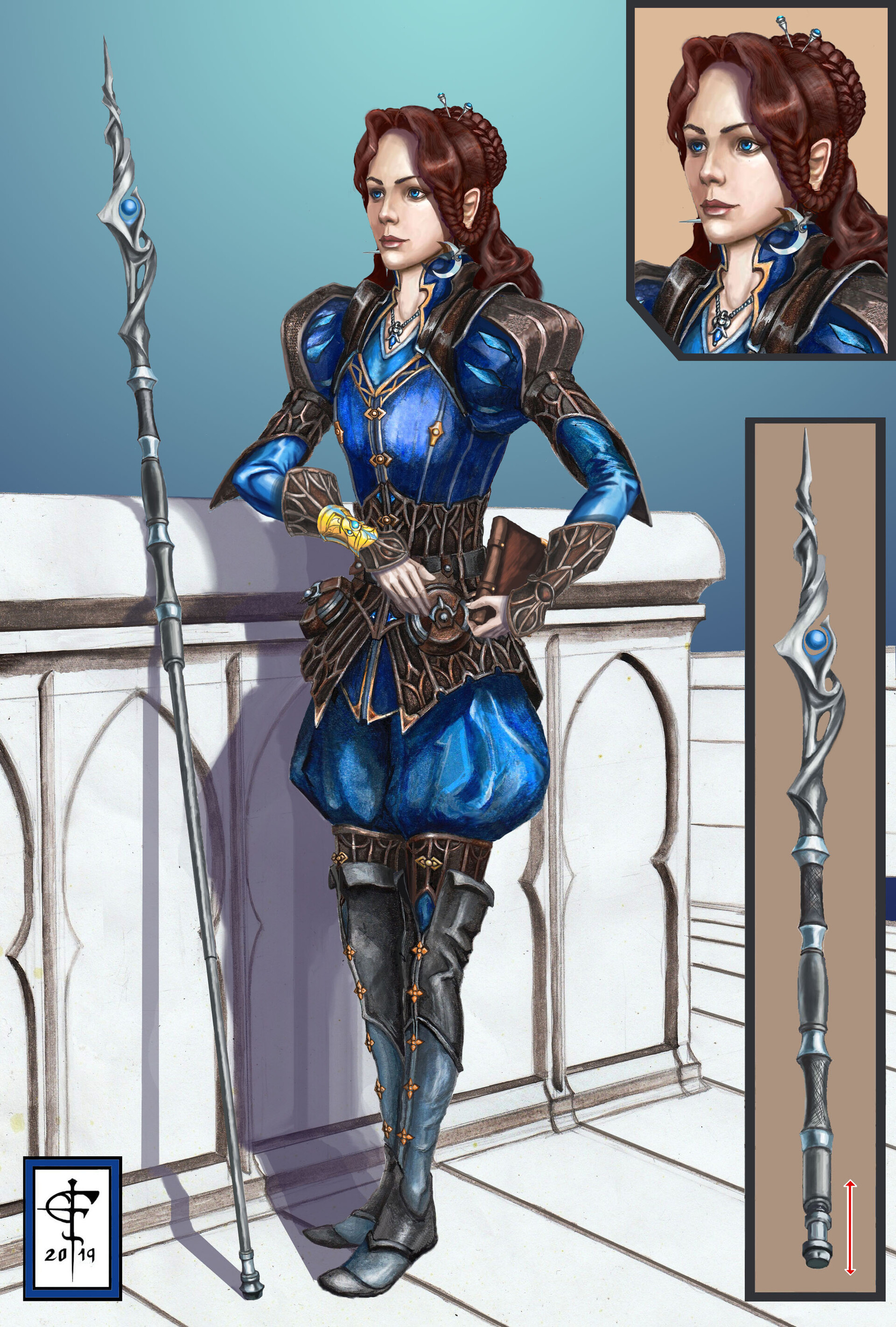 ArtStation - Wizard girl