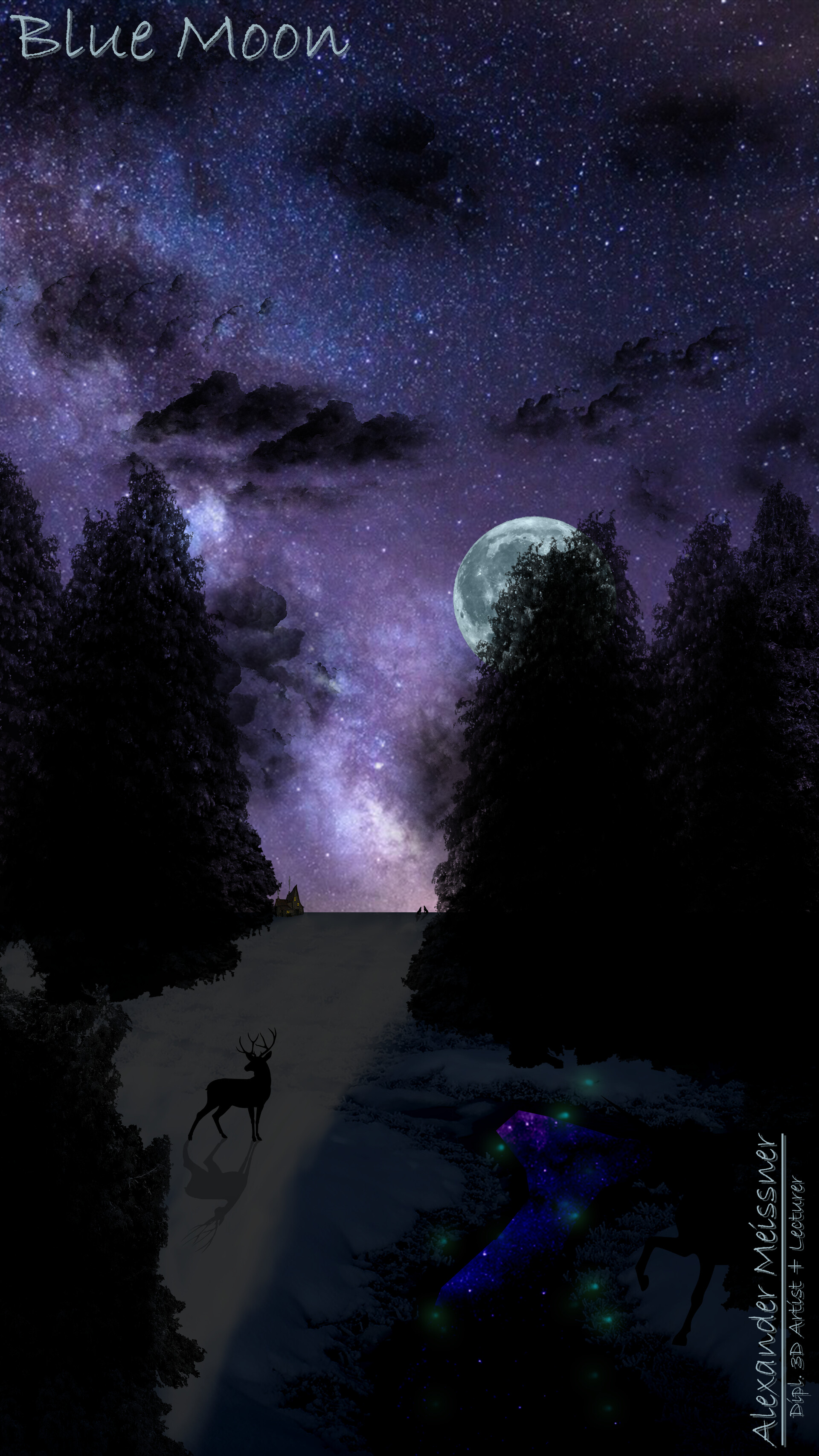 ArtStation - Blue Moon