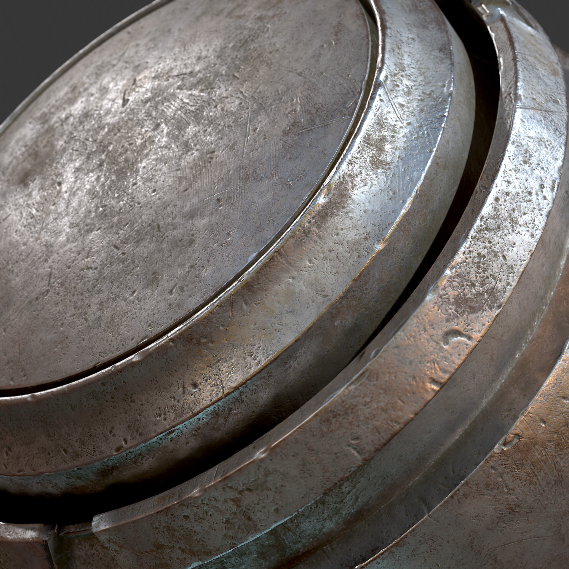 Kateryna Bohush - Old steel material