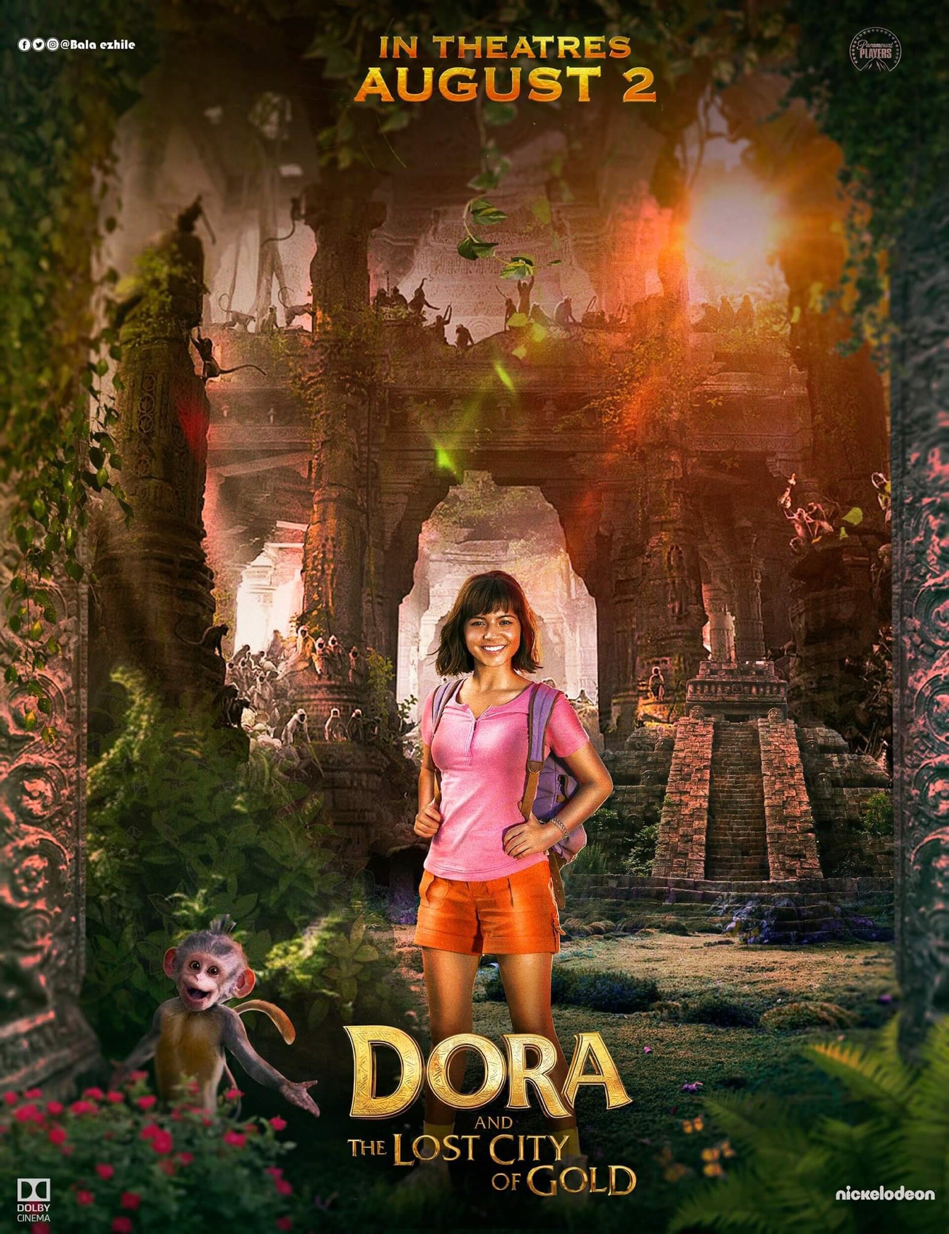 ArtStation - Dora and the last city of gold poster