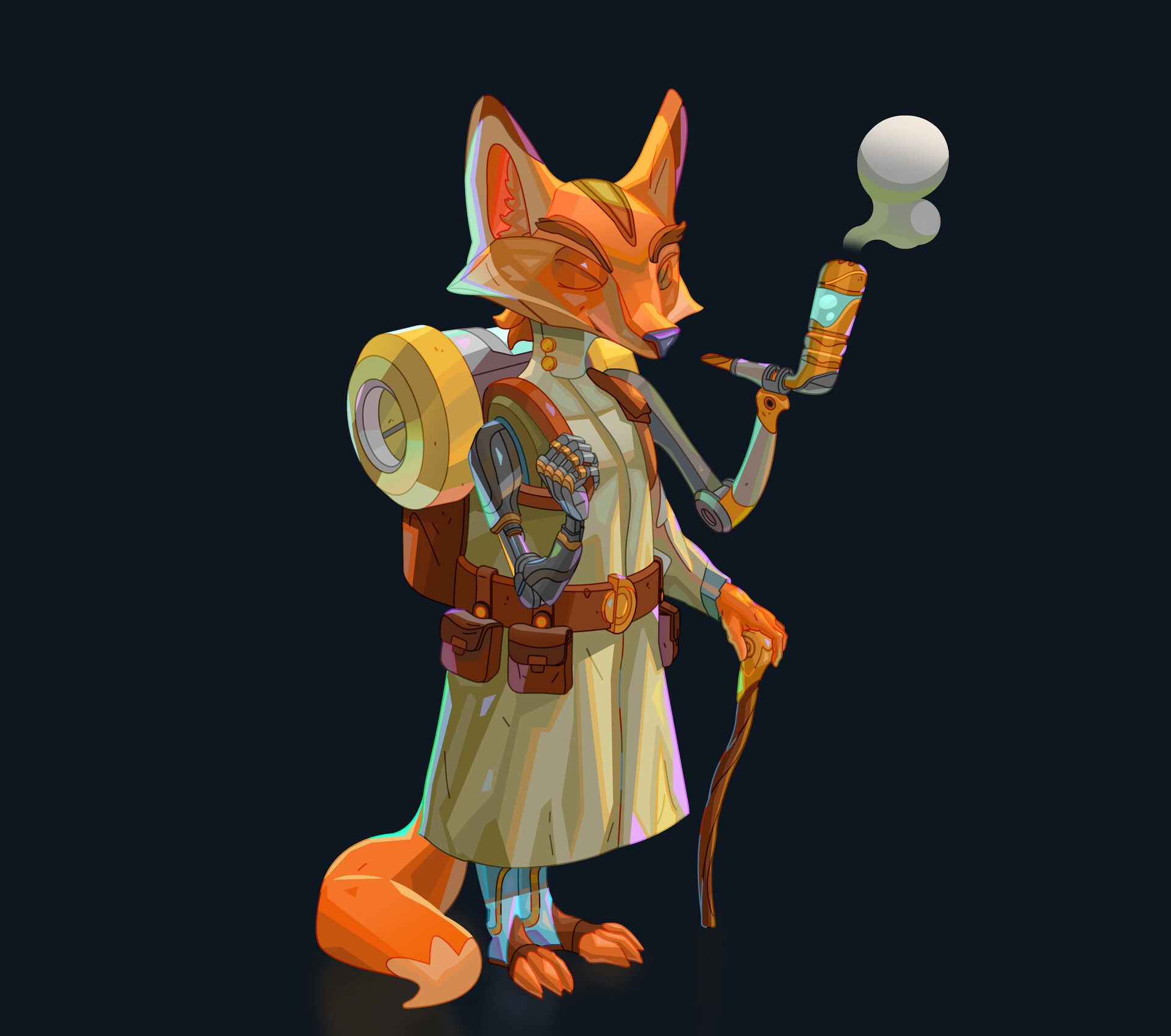 ArtStation - Fox Adventurer