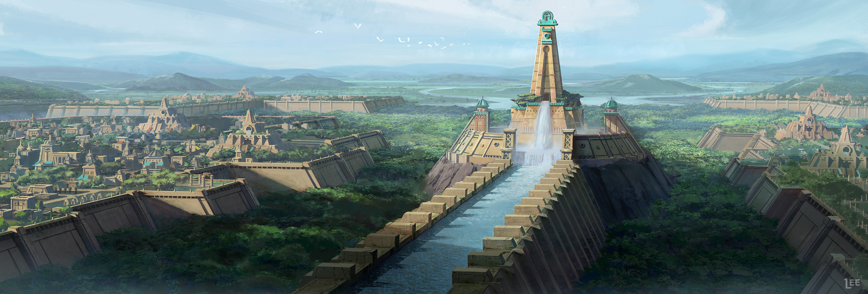 The Kingdom - City Vista by Andy K Lee : r/ImaginaryArchitecture