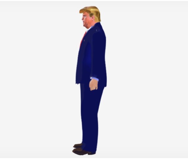 SINCOPYRIGTH 2 - Donald Trump - Model 3d