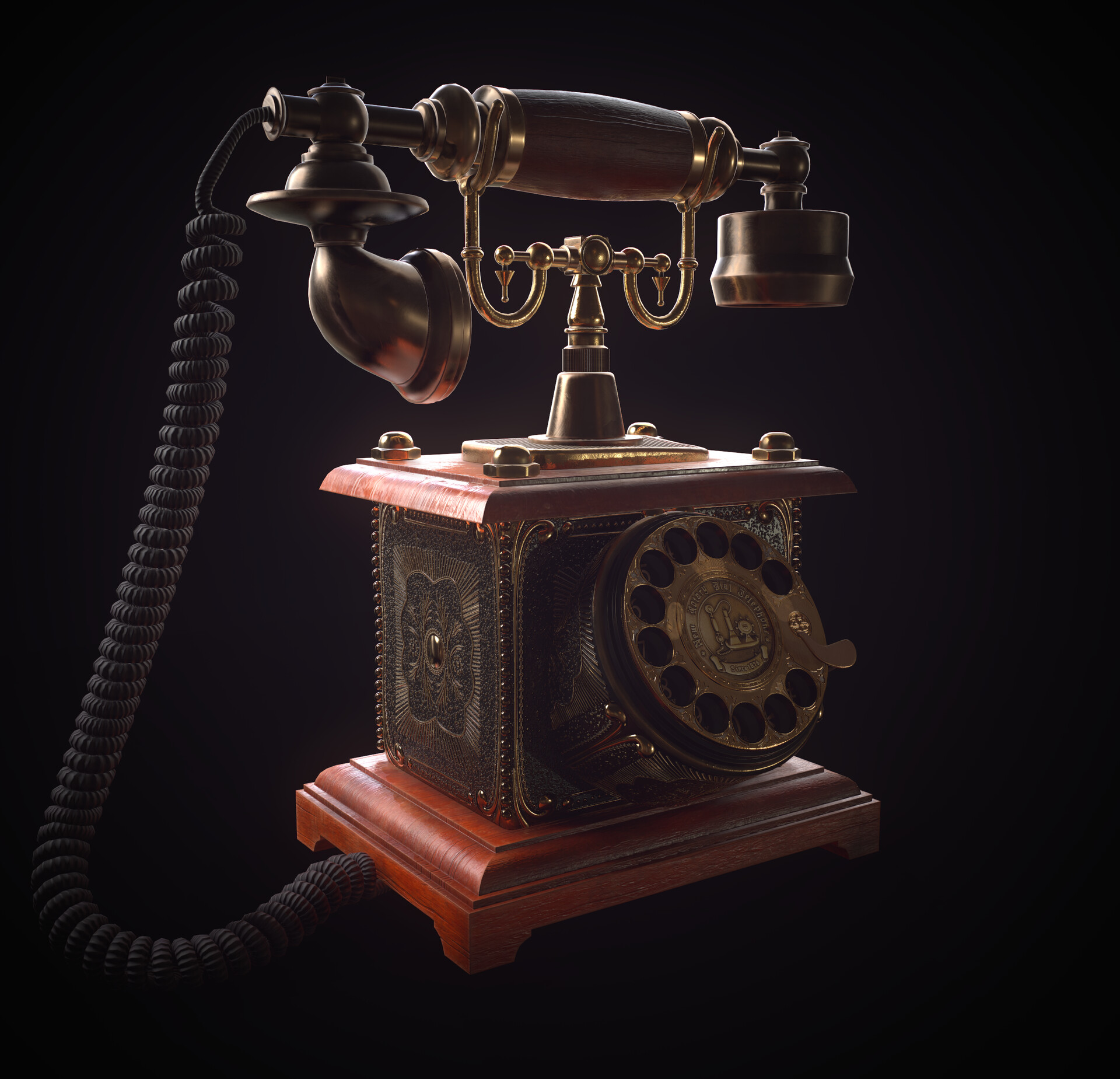 Giovanni Ferrari - Vintage Telephone - Realtime Prop