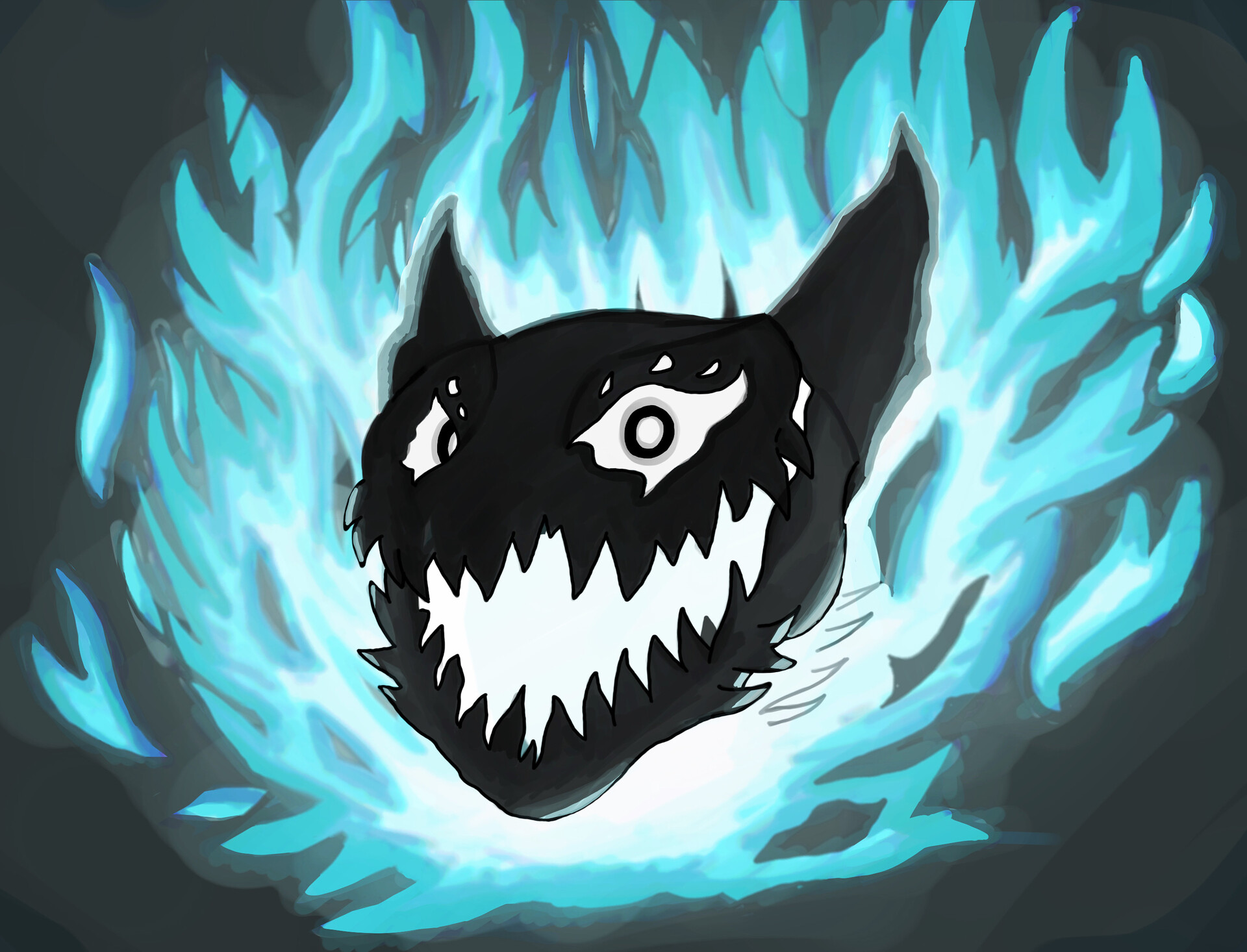 ArtStation - Blue flame