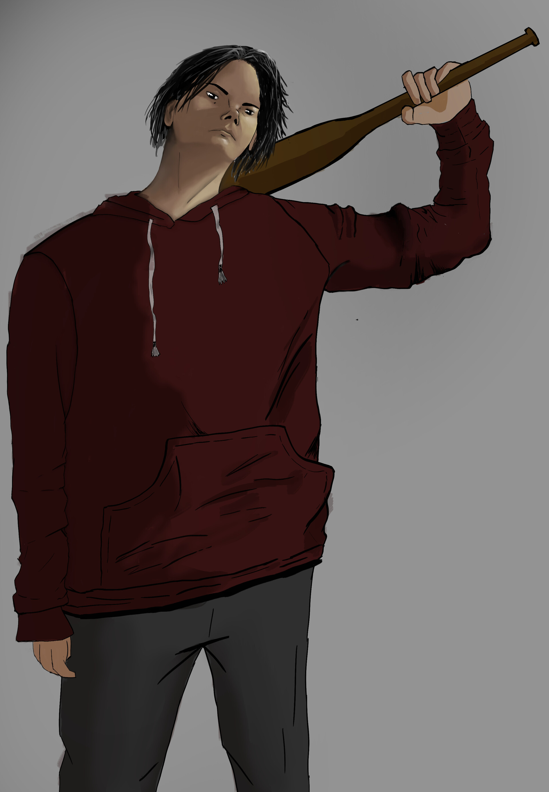 ArtStation - Kid with a bat