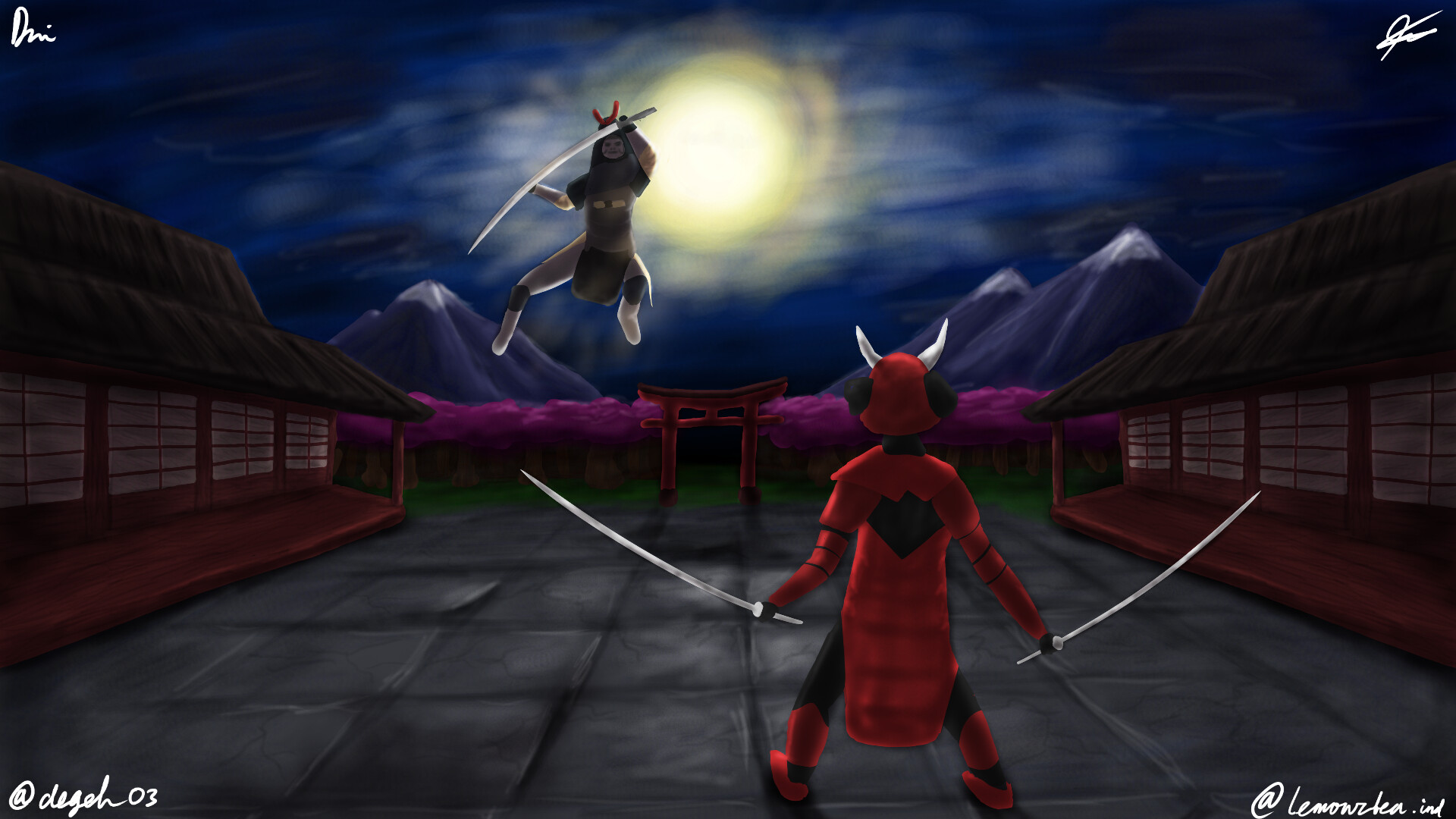 ArtStation - Samurai Battle