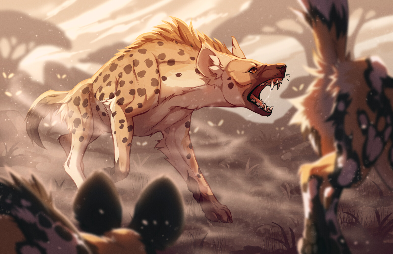 Drew Albert - Hyena anatomy studies