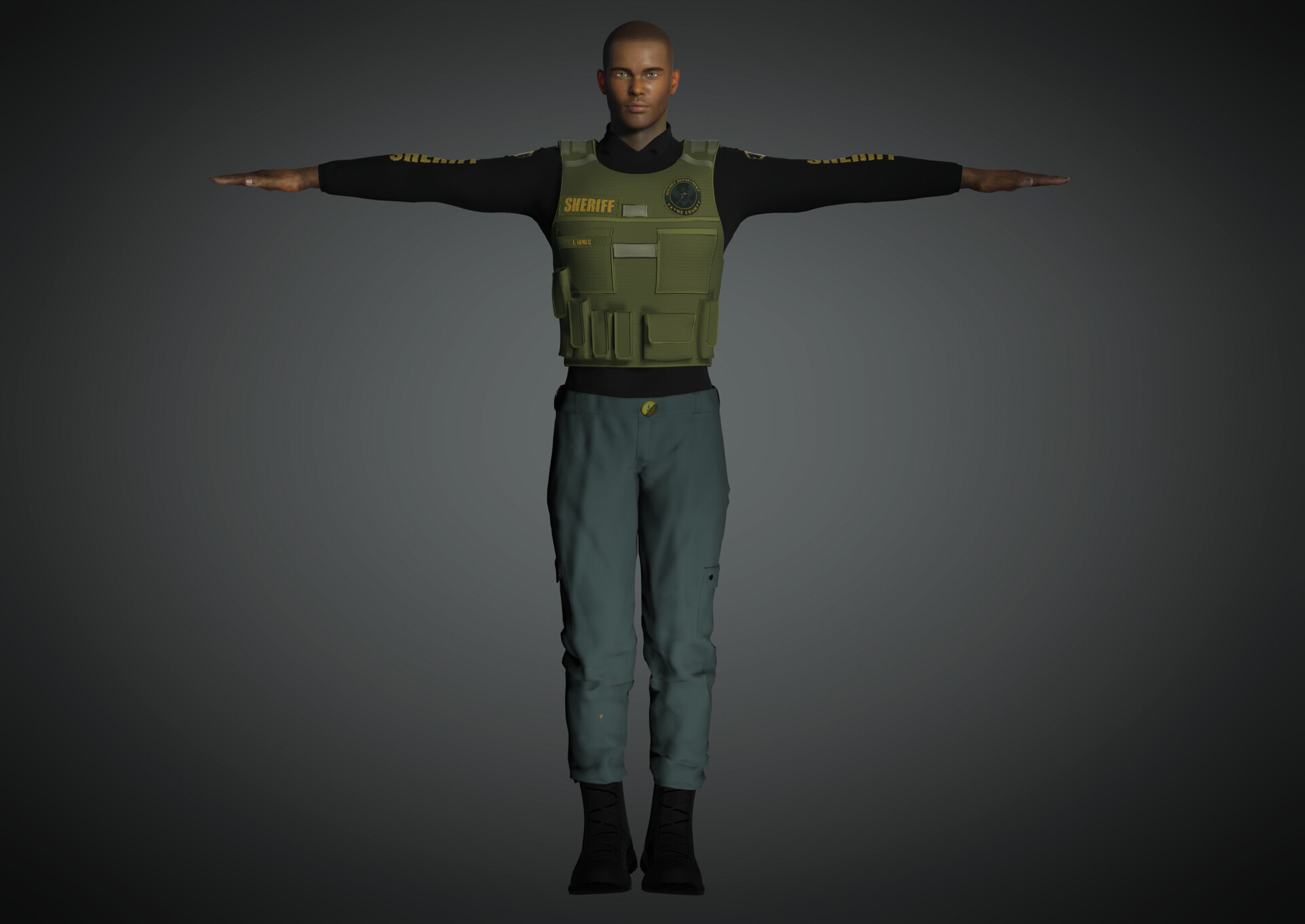 ArtStation - SHERIFF 3D MODEL