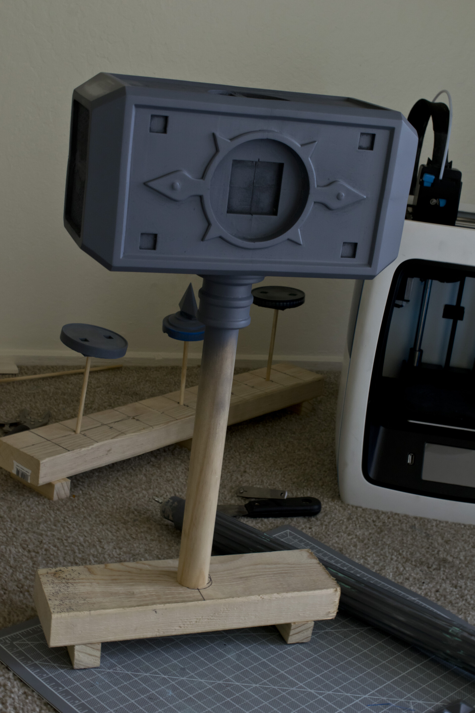 Kashif Riley - Shao Kahn's Wrath Hammer (Prop Design)