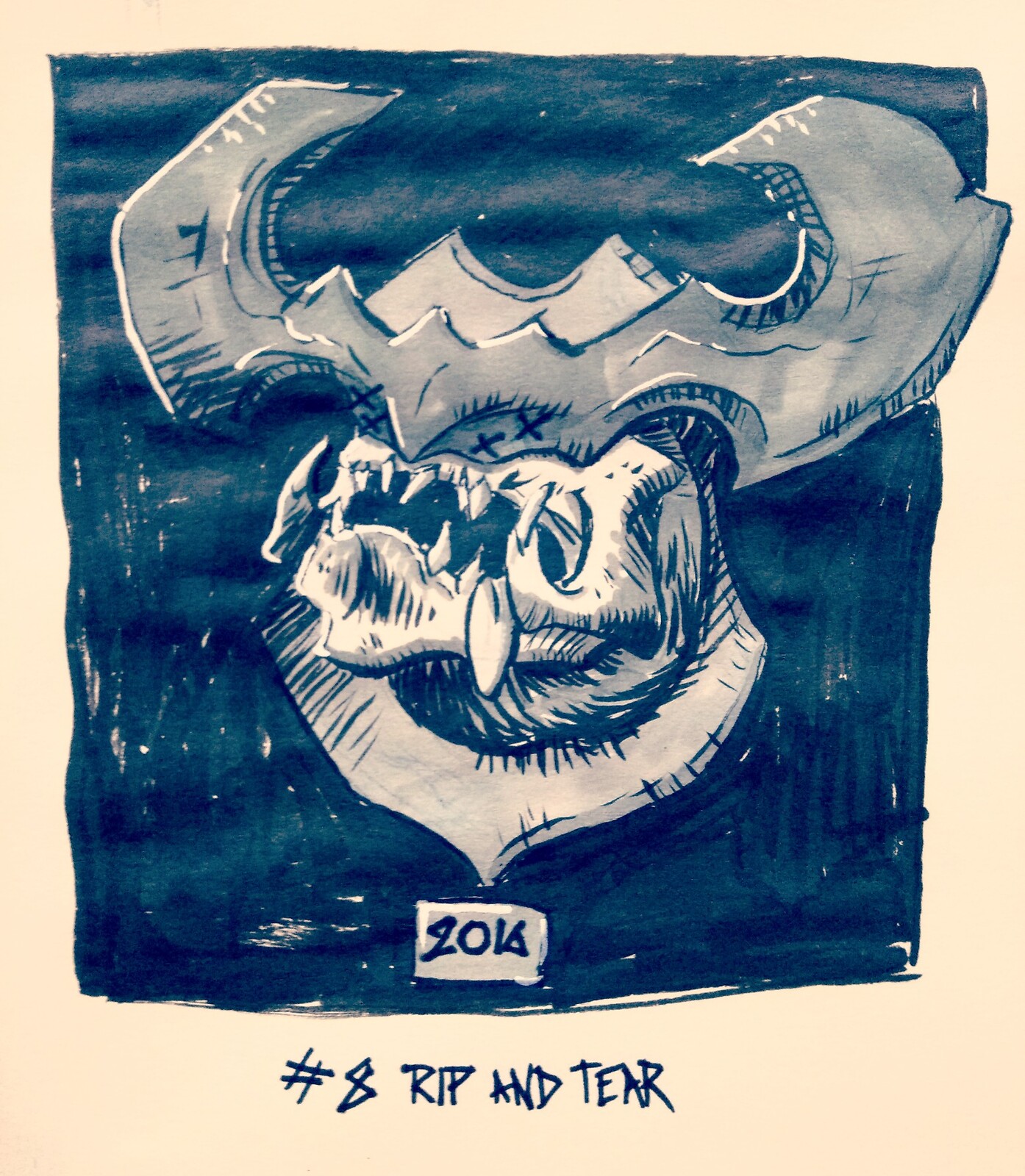 Romane Govin - Metal'Inktober 2017