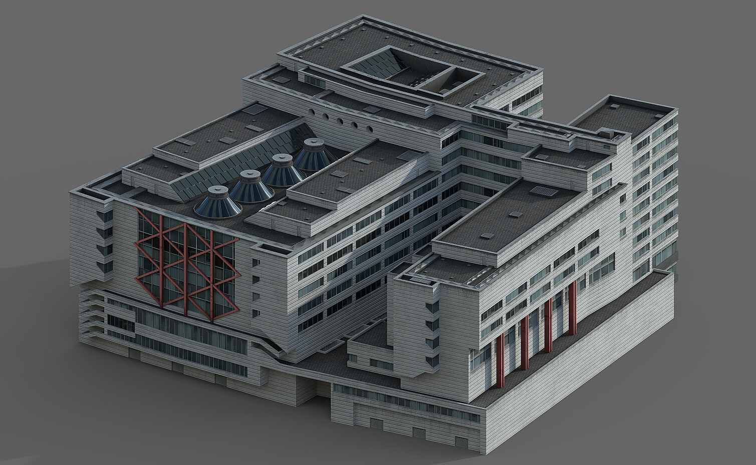 ArtStation - low poly Buildings