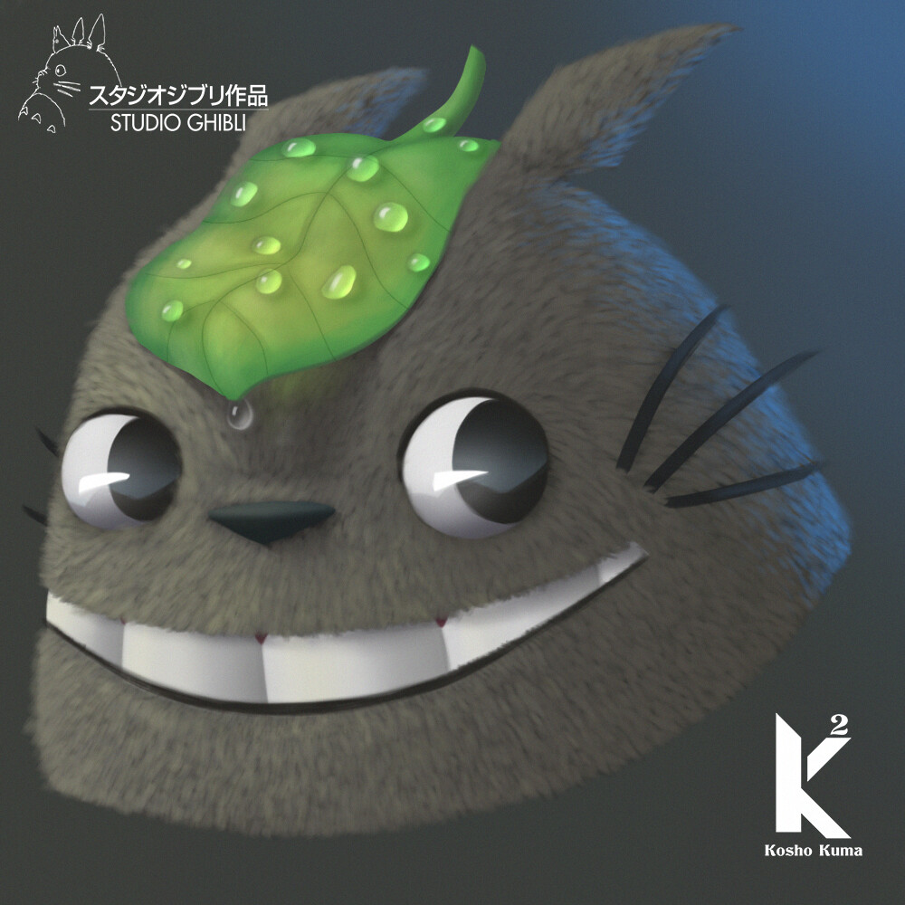 ArtStation - Totoro (fan art)