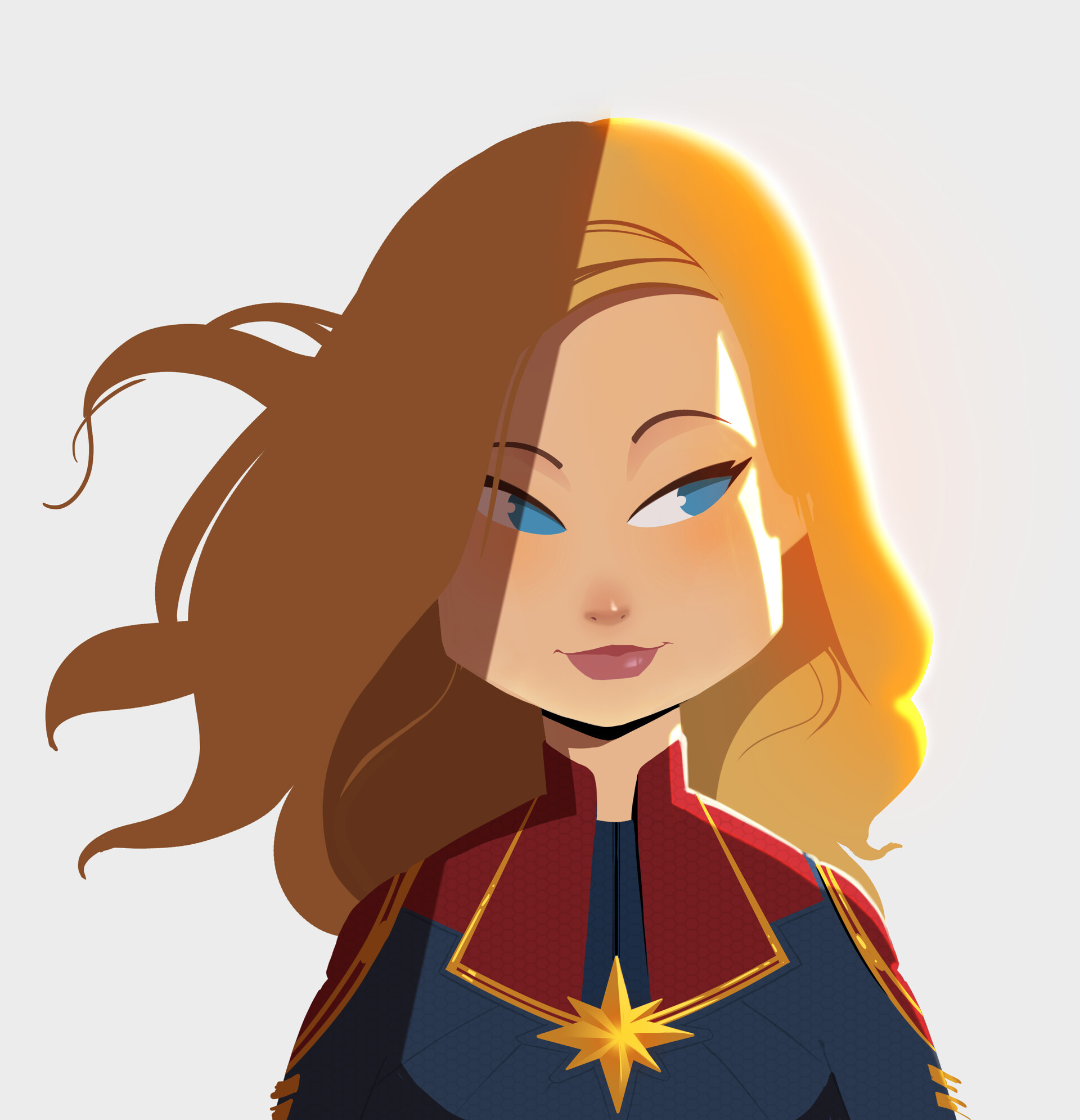 ArtStation - Captain Marvel FAN Art
