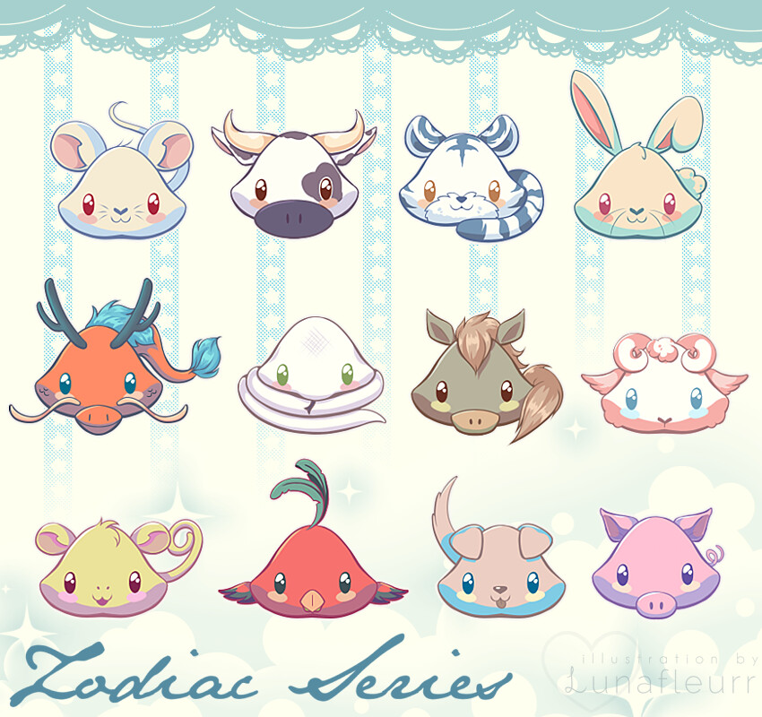 ArtStation - Adoptable Zodiac Series Preview
