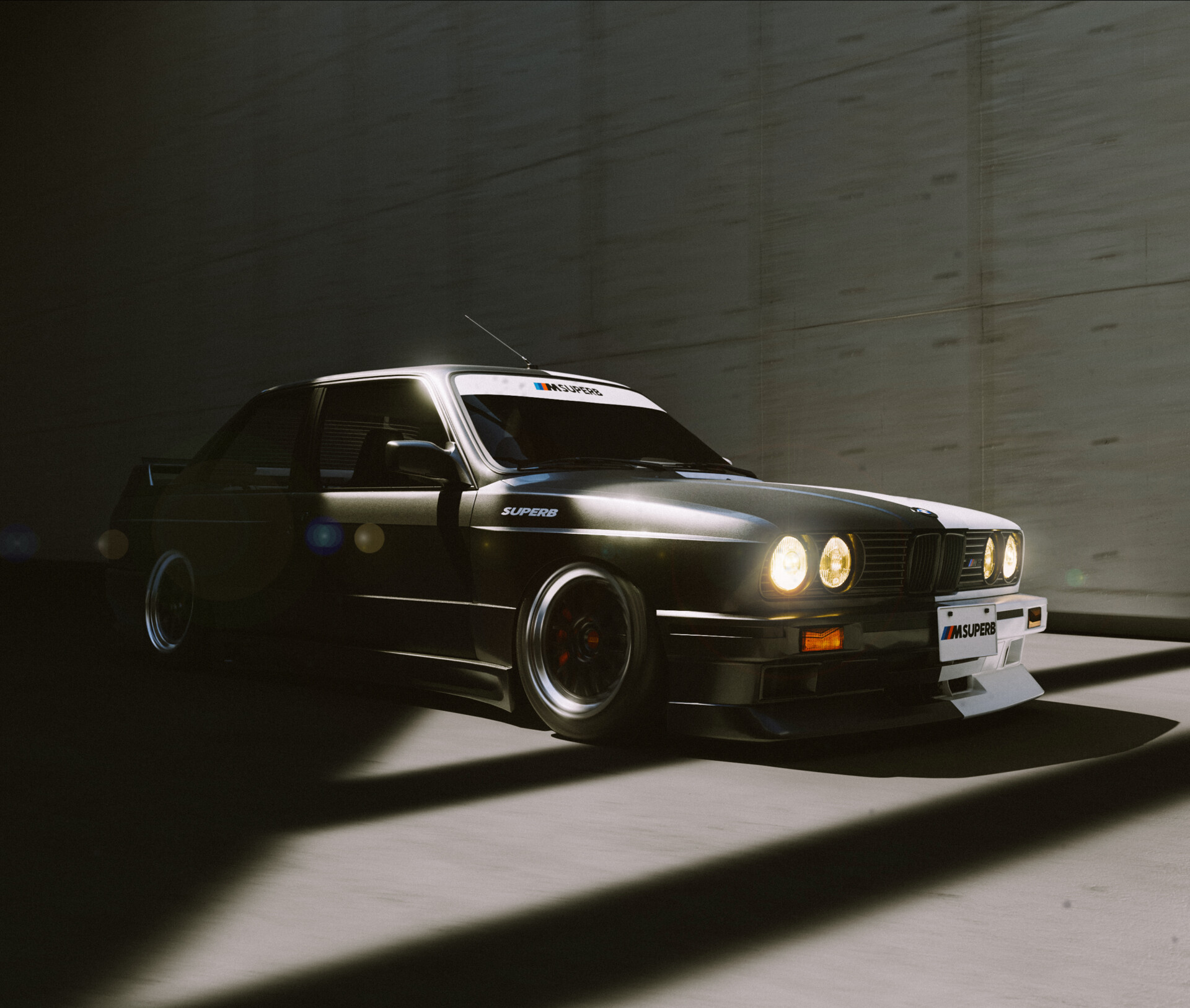 ArtStation - E30 Rolling Shot for @SUPER_BE