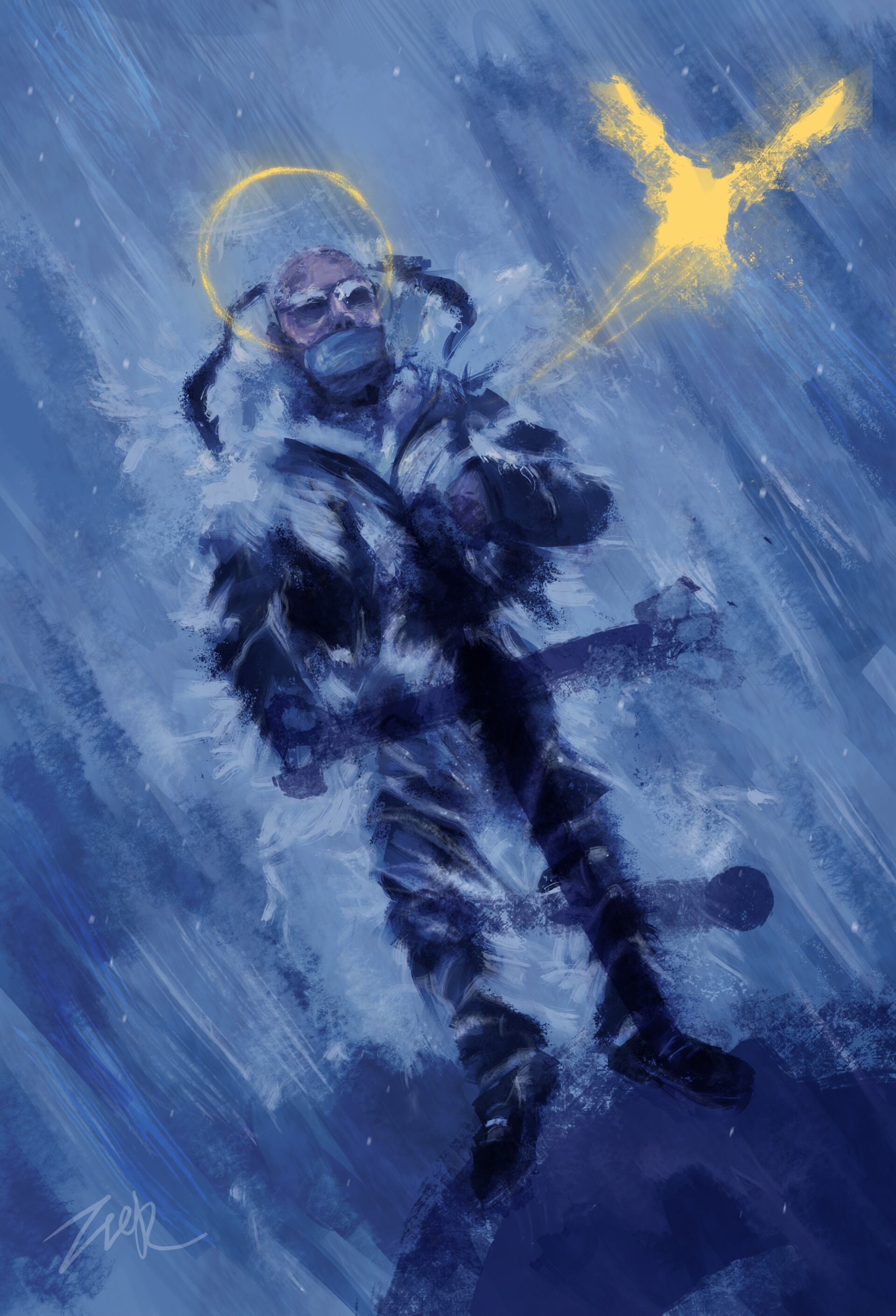 ArtStation - frozen homeless