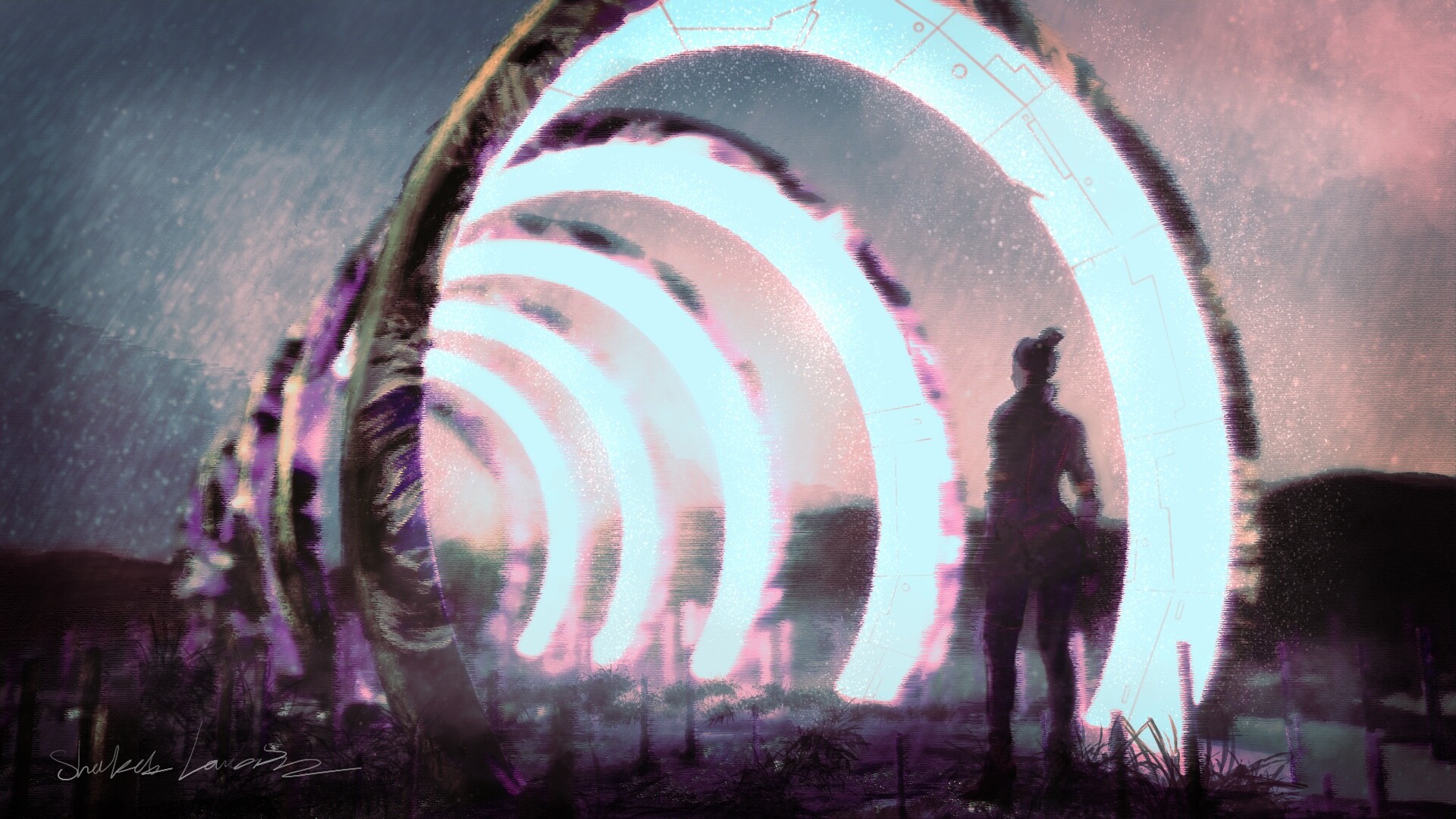 ArtStation - Into the void environment concept art