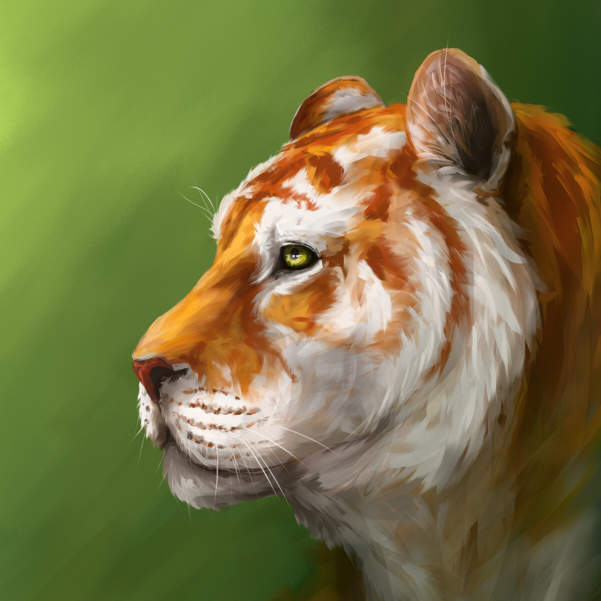 ArtStation - Golden tiger