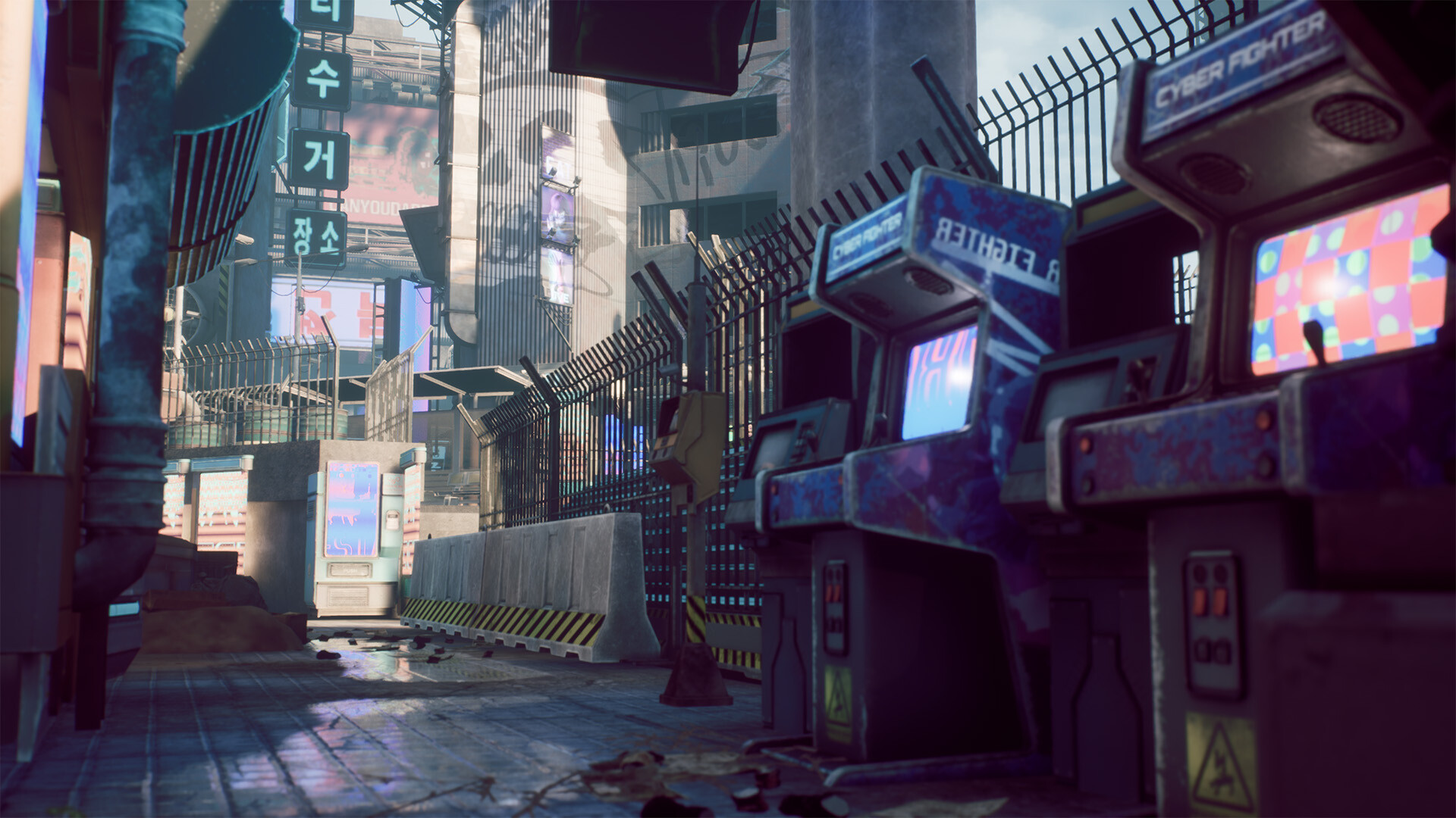 ArtStation - Dystopian City Environment - Work in Progress V - Alleys