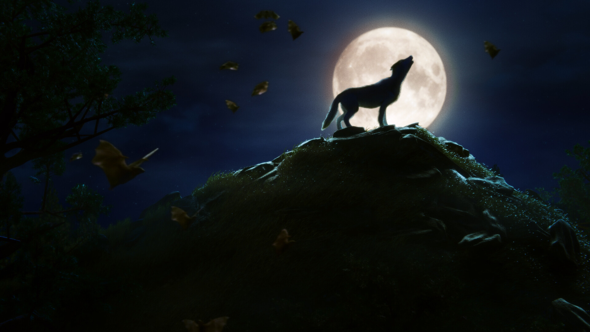 ArtStation - Werewolf scene | full CGI
