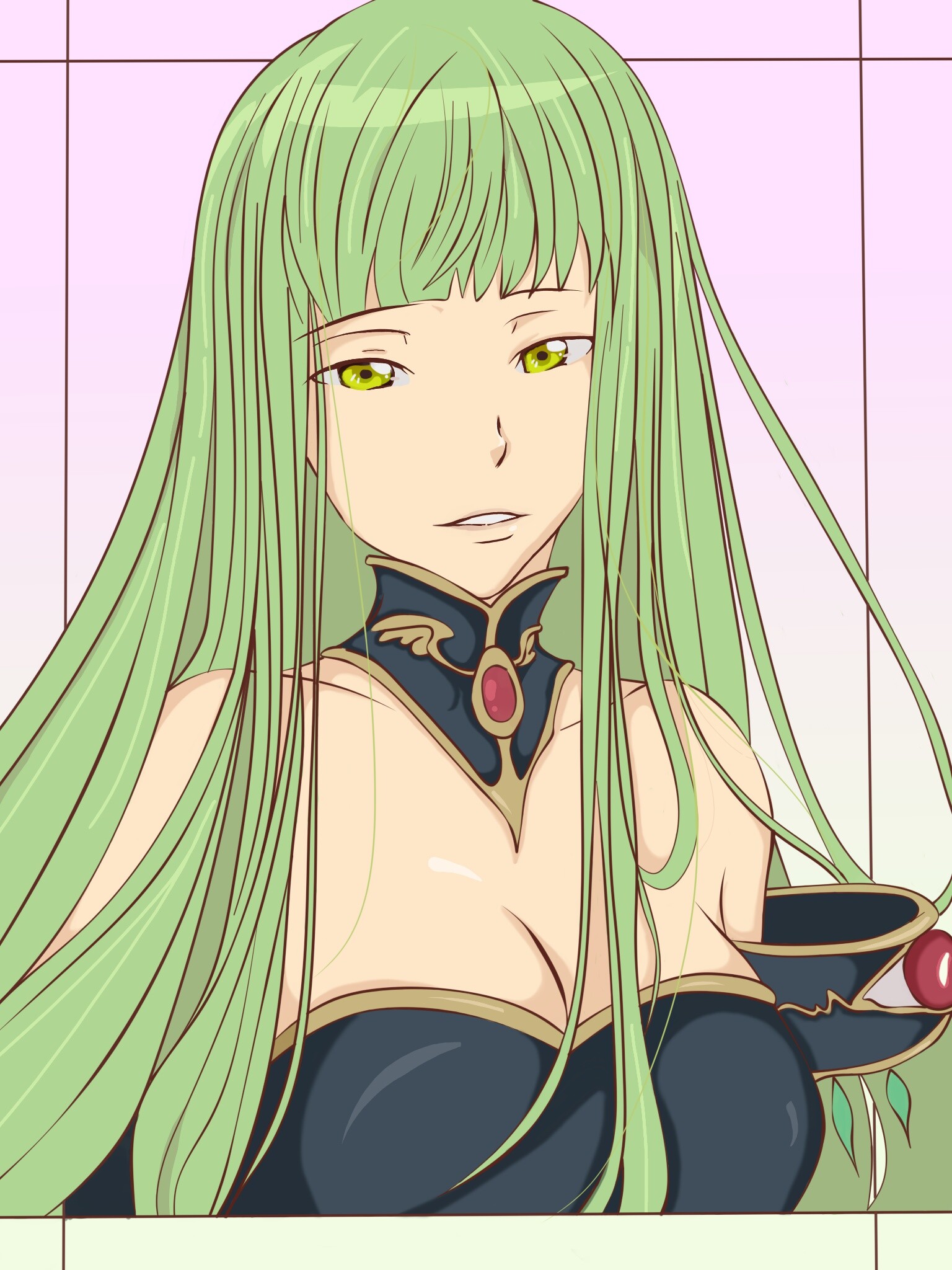 ArtStation - Fanart of C.c from Code Geass
