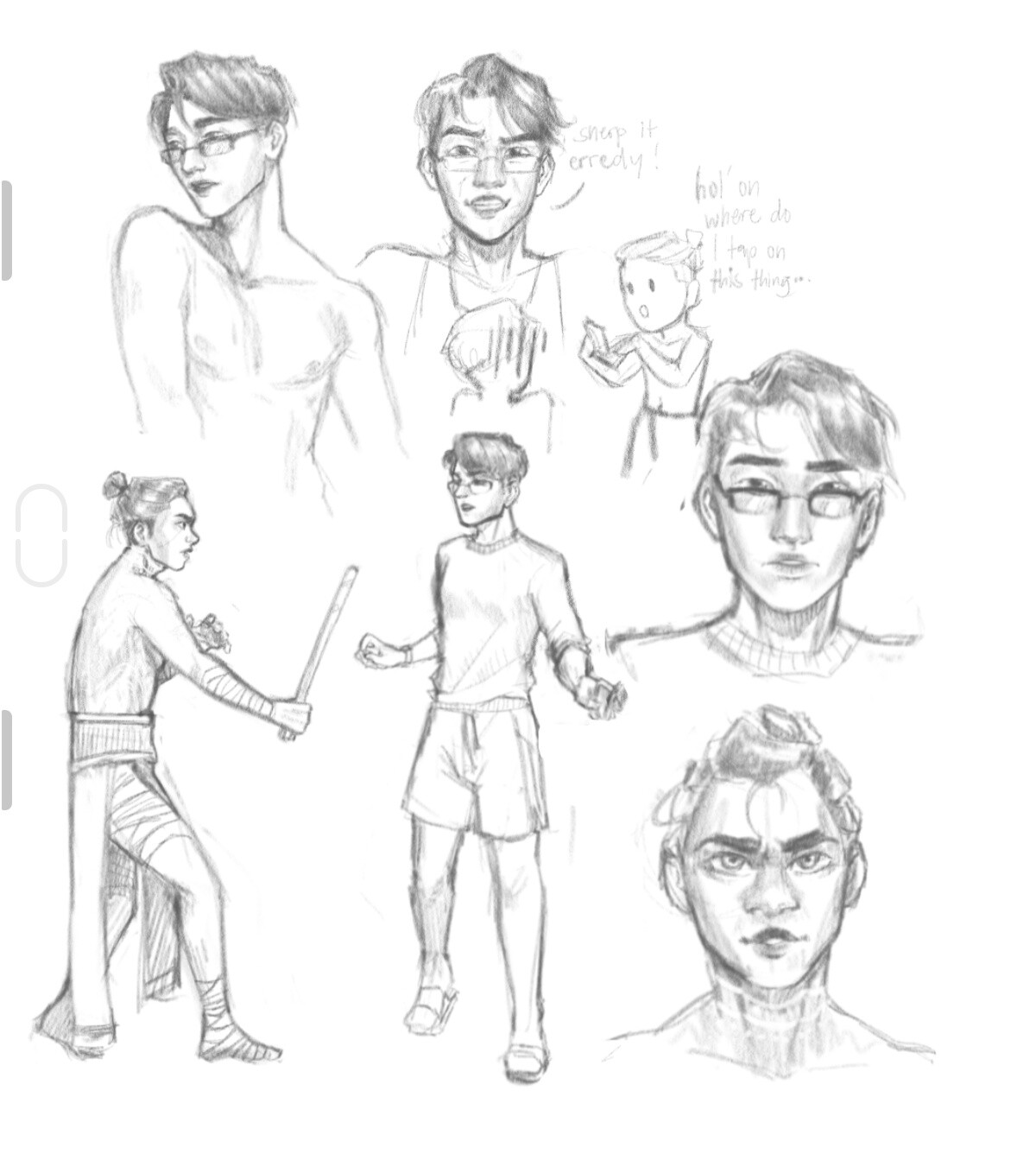 ArtStation - webcomic concept sketches