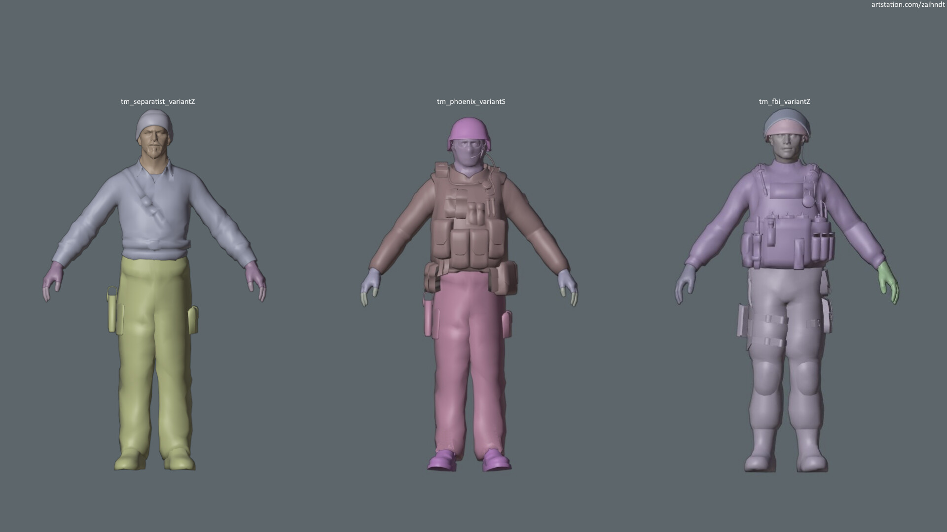 Mikita Shamouski - Custom Counter-Strike: Global Offensive Player Models