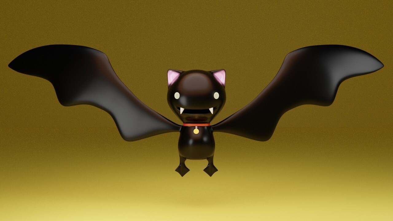 ArtStation - Character Modeling a Cartoon Bat