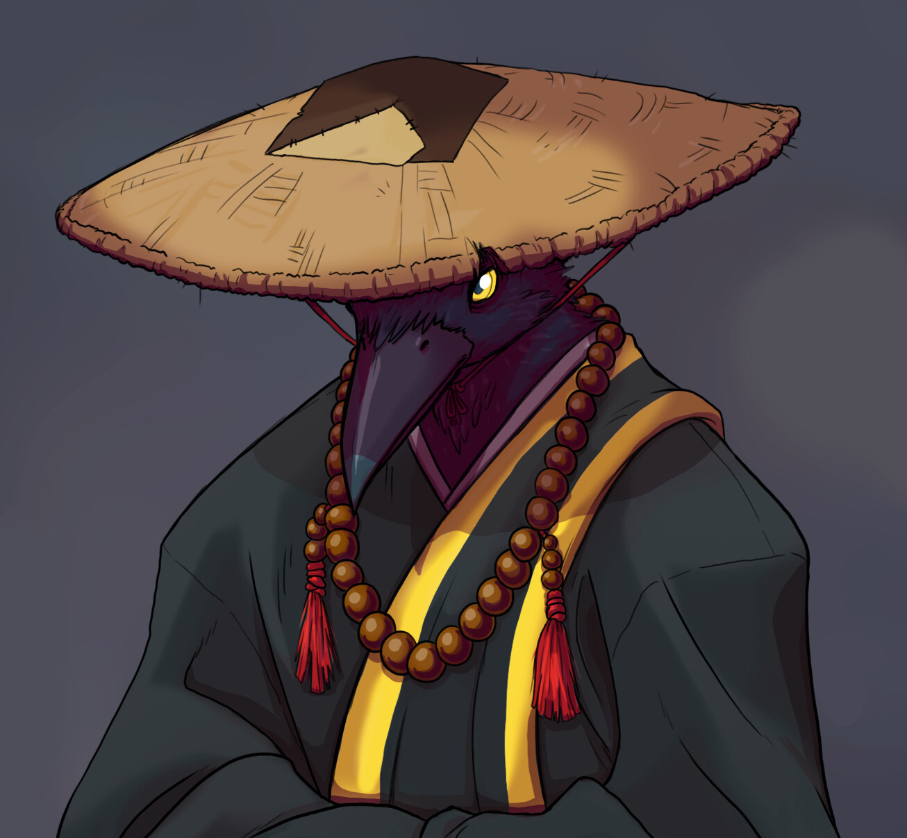 ArtStation - Crow monk concept art & lore